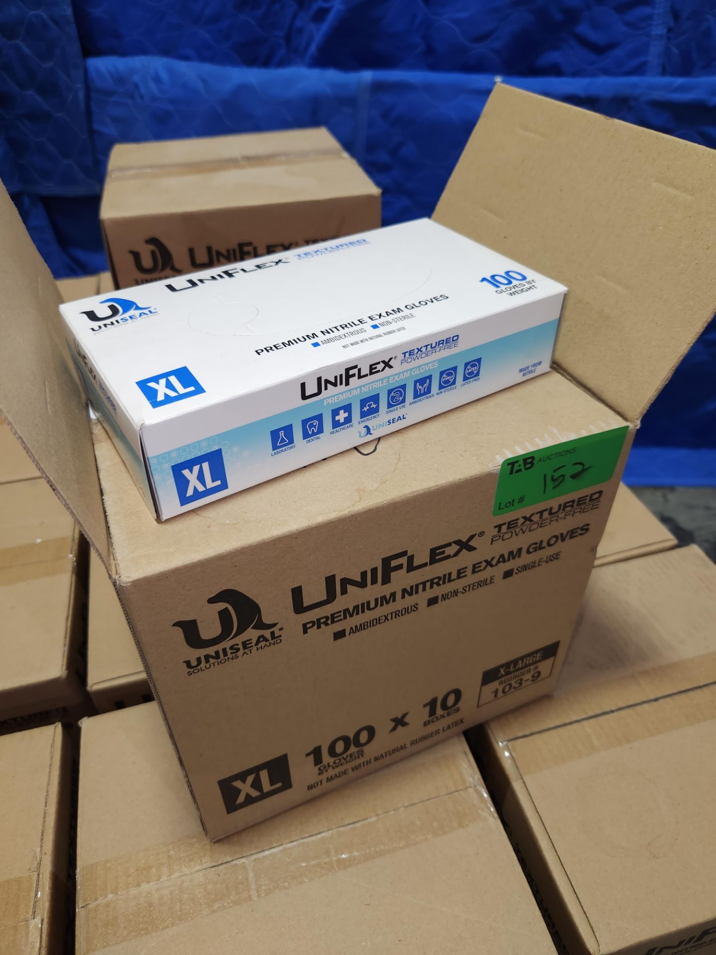 SANTIS GLOVES NITRILE XL1000 26 BOXES 1000 PER PACKAGE