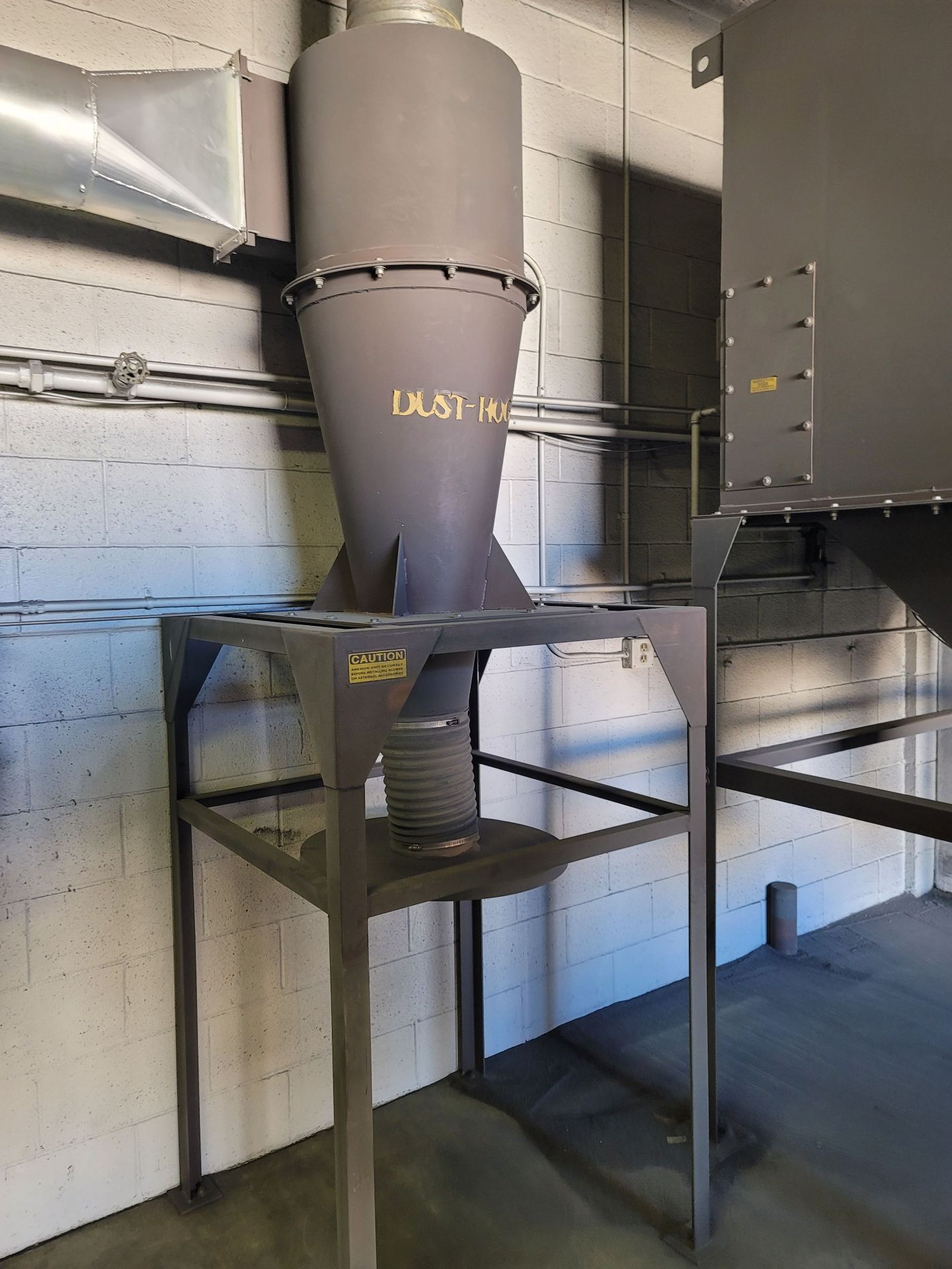 DUST HOG DUST COLLECTOR, MODEL FJL8-2H55, S/N 3406