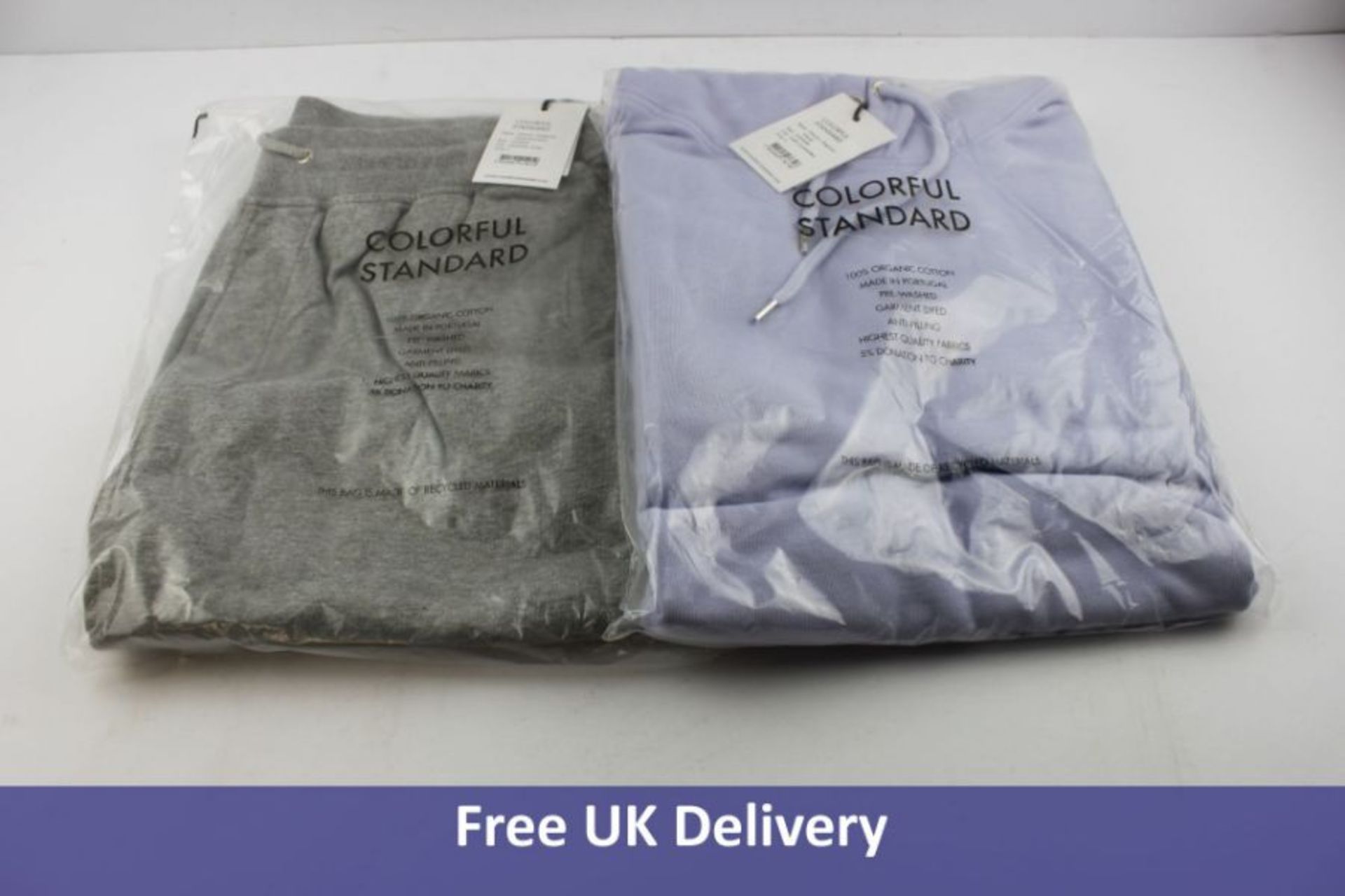 Colourful Standard Men's Short Set, Size M, 1x Hoodie, Lavender, 1x ...