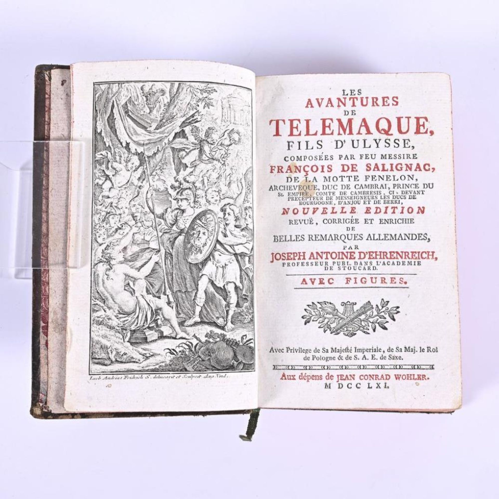 SALIGNAC / FENELON, "Les Avantures de Telemaque, fils d`Ullysse"Deutsch v