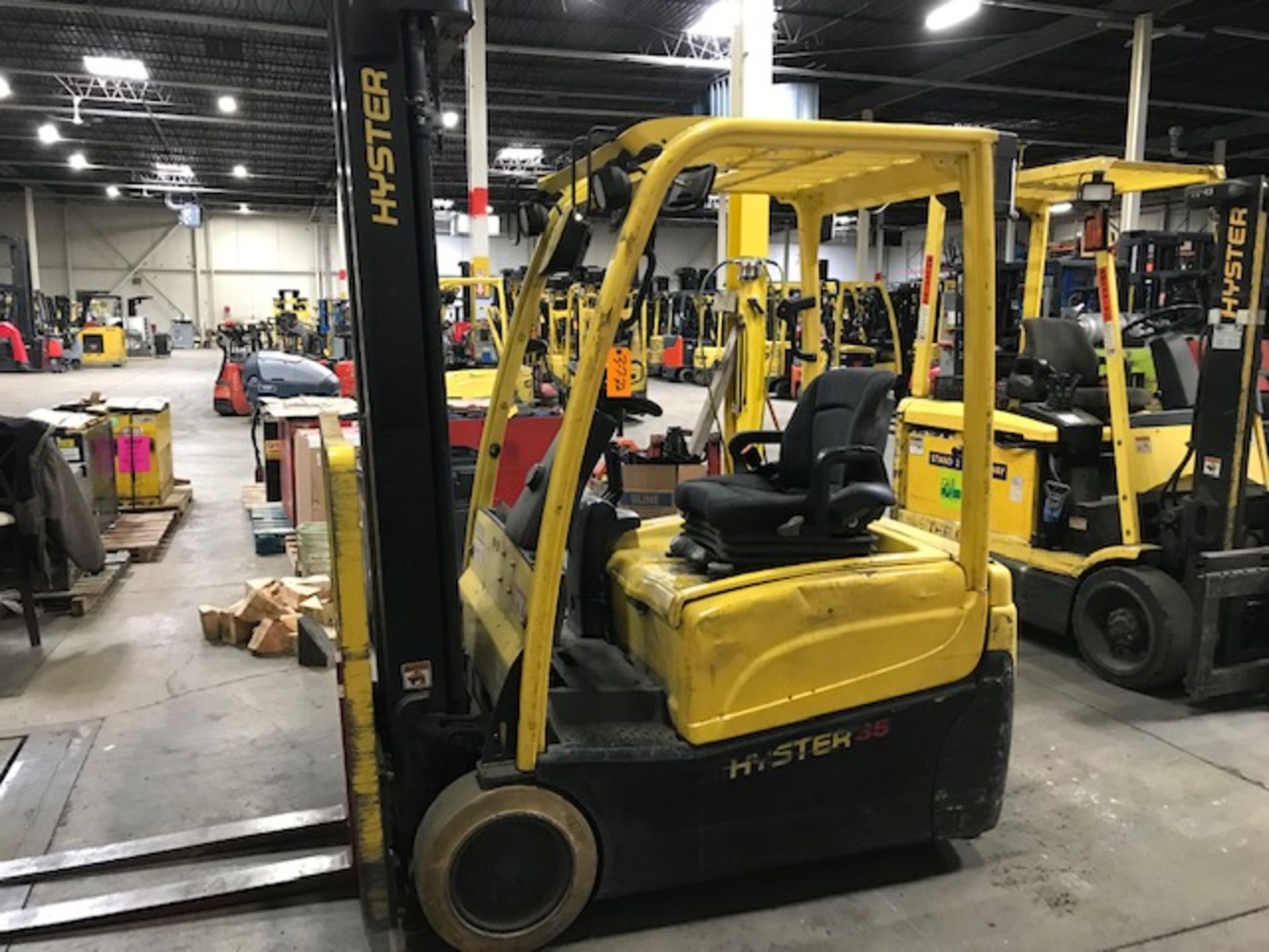 LOCATED IN FALL RIVER, MA- Used Hyster Forklift. Model J35XNT Specs ...