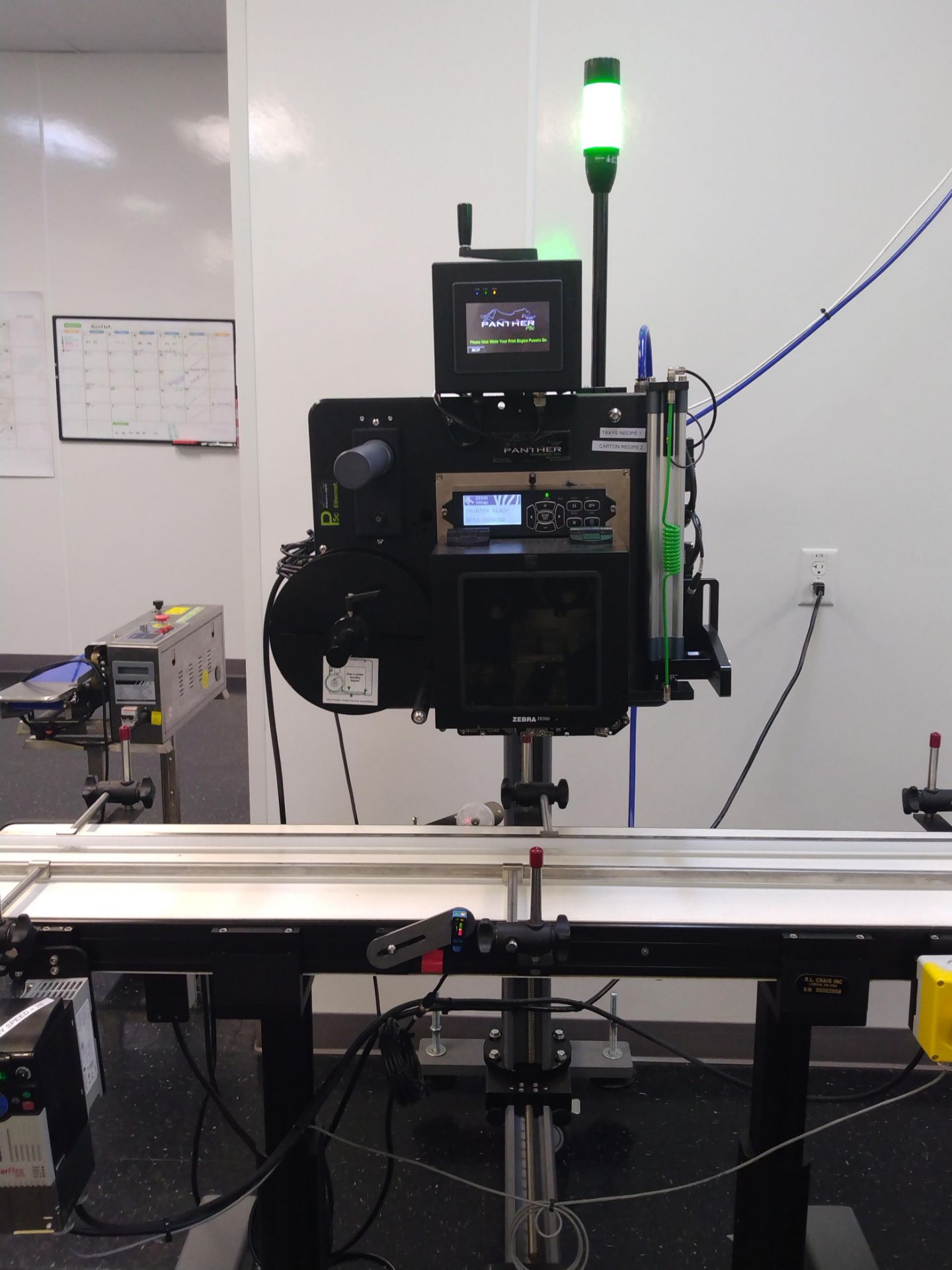 LOCATED IN TRINIDAD, CO- Used Panther P5C Print and Apply Labeling ...
