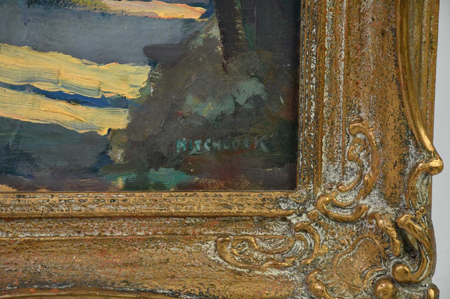 THEODORE CHARLES BASIL HITCHCOCK (1892-1953); oil on board, 'Road near ...