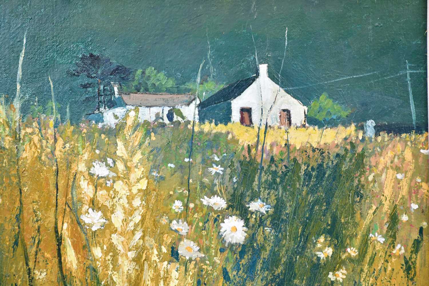 JUNE BENNETT (1935-2013); oil on board, 'Approaching Storm', signed and ...