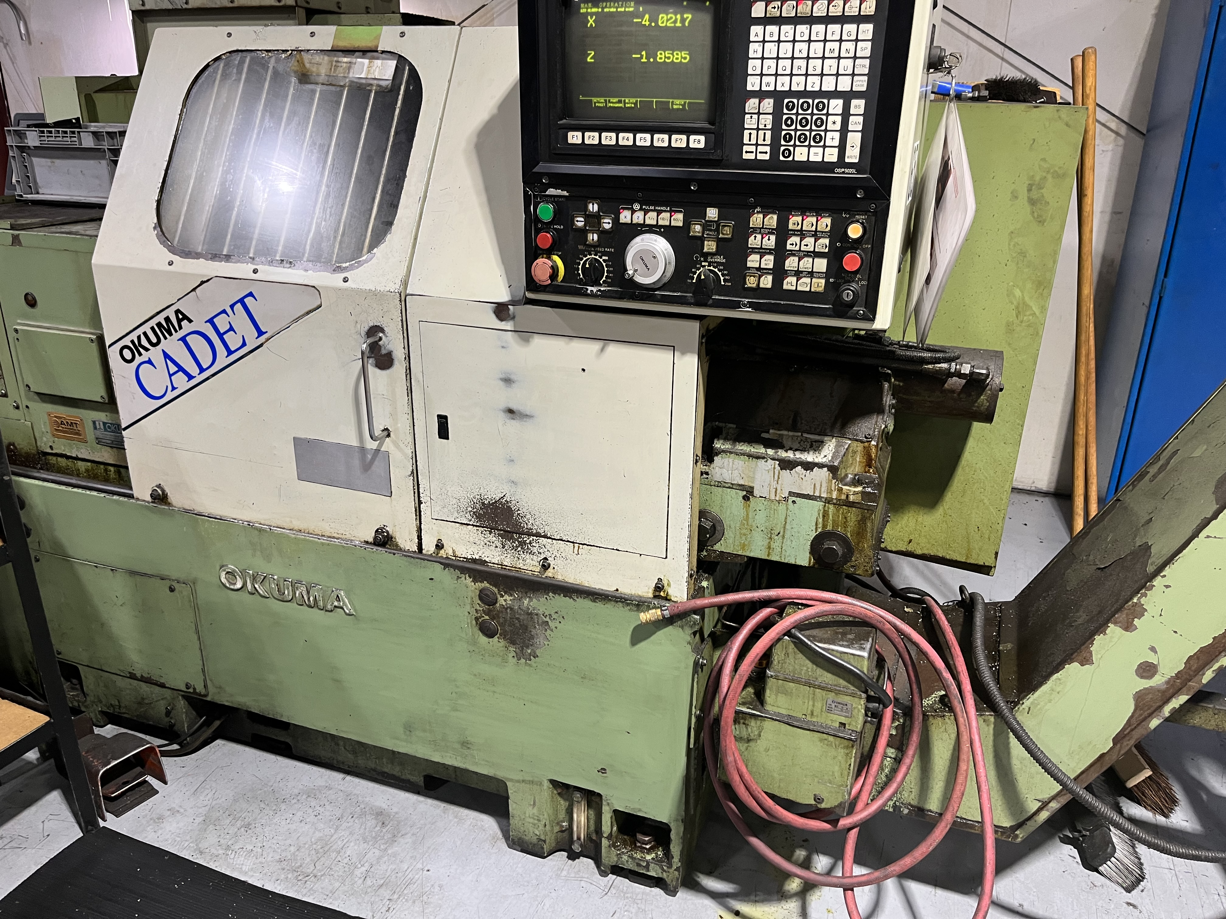 OKUMA CADET LNC-8 Equiped with OSP-5020L CNC Control Serial Number ...