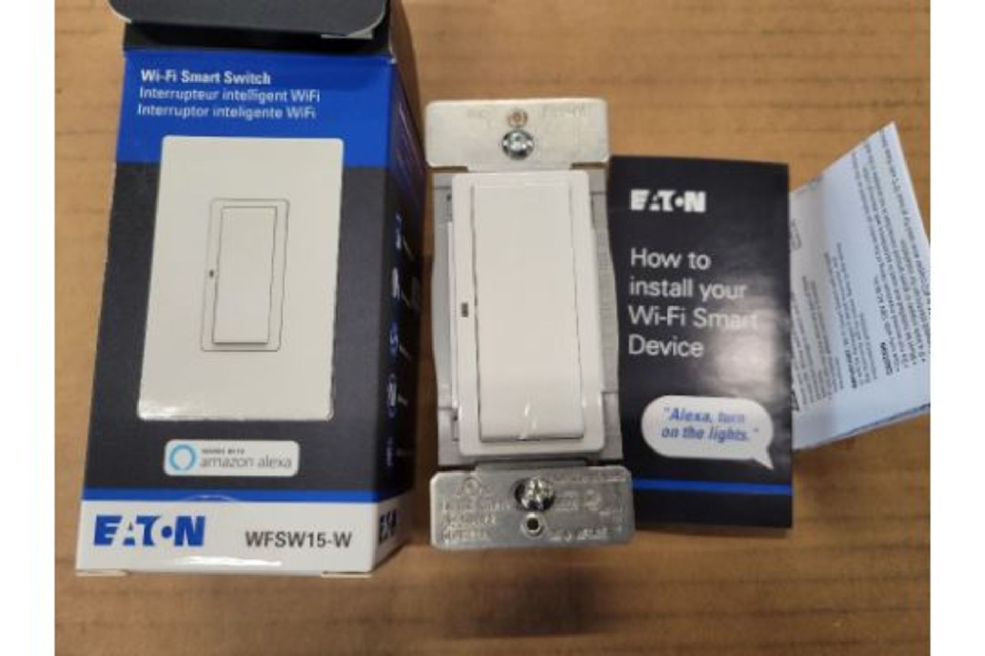 36x Unused Surplus Eaton WFSW15-W-SP-L Outlets EA