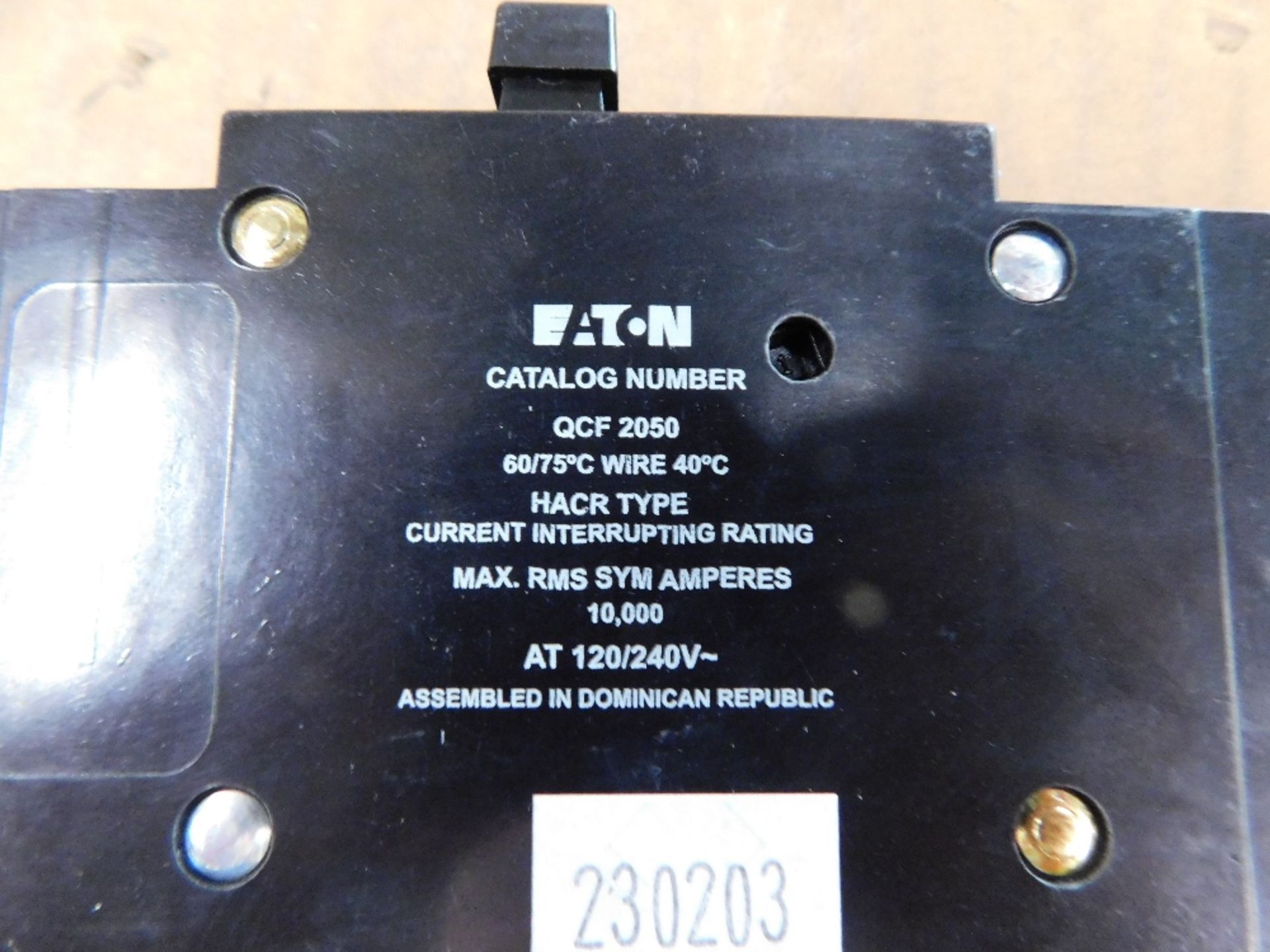 10x Unused Surplus Eaton QCF2050 Miniature Circuit Breakers (MCBs) QCF ...