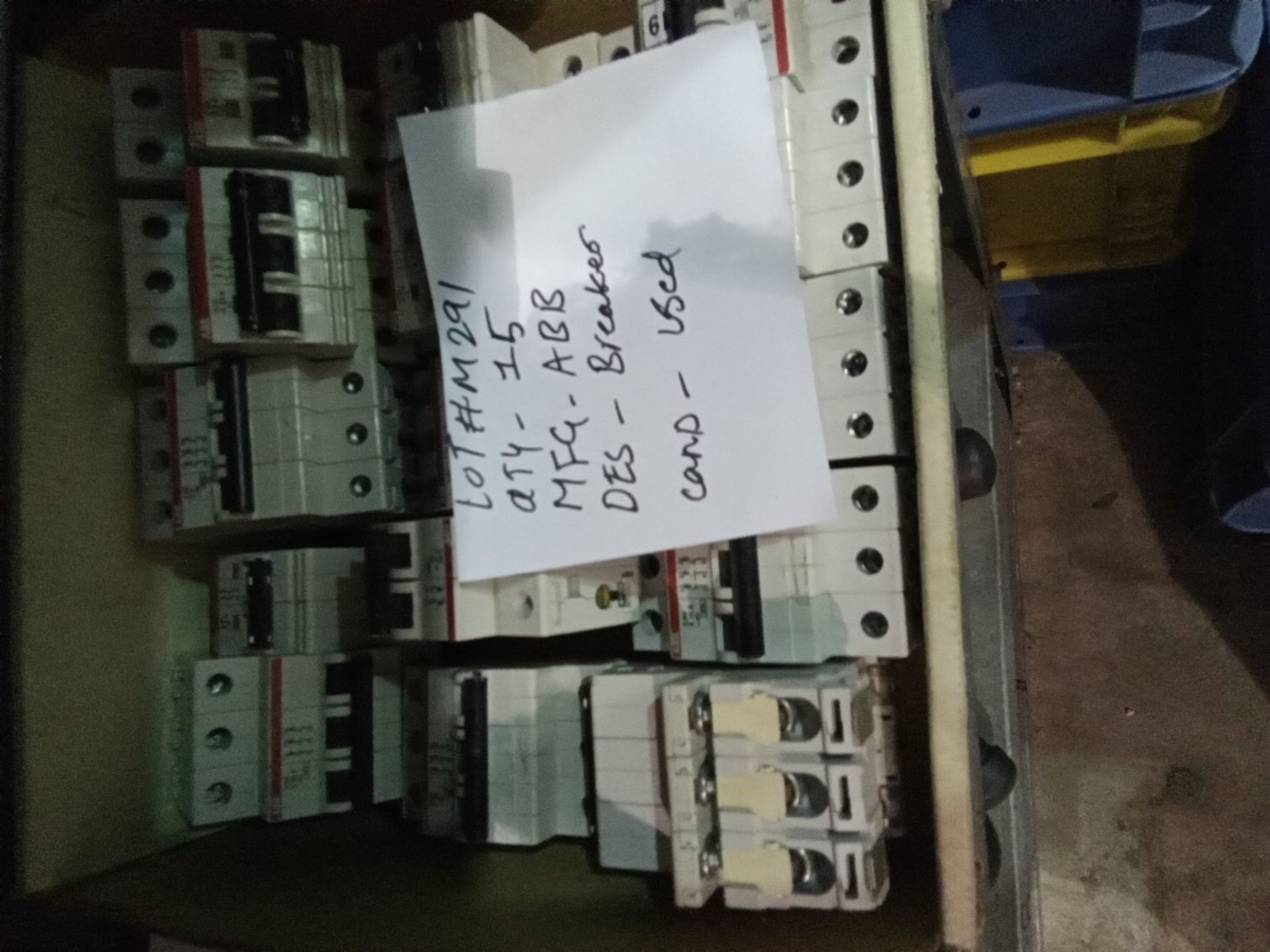 15x Used Surplus ABB BREAKERS