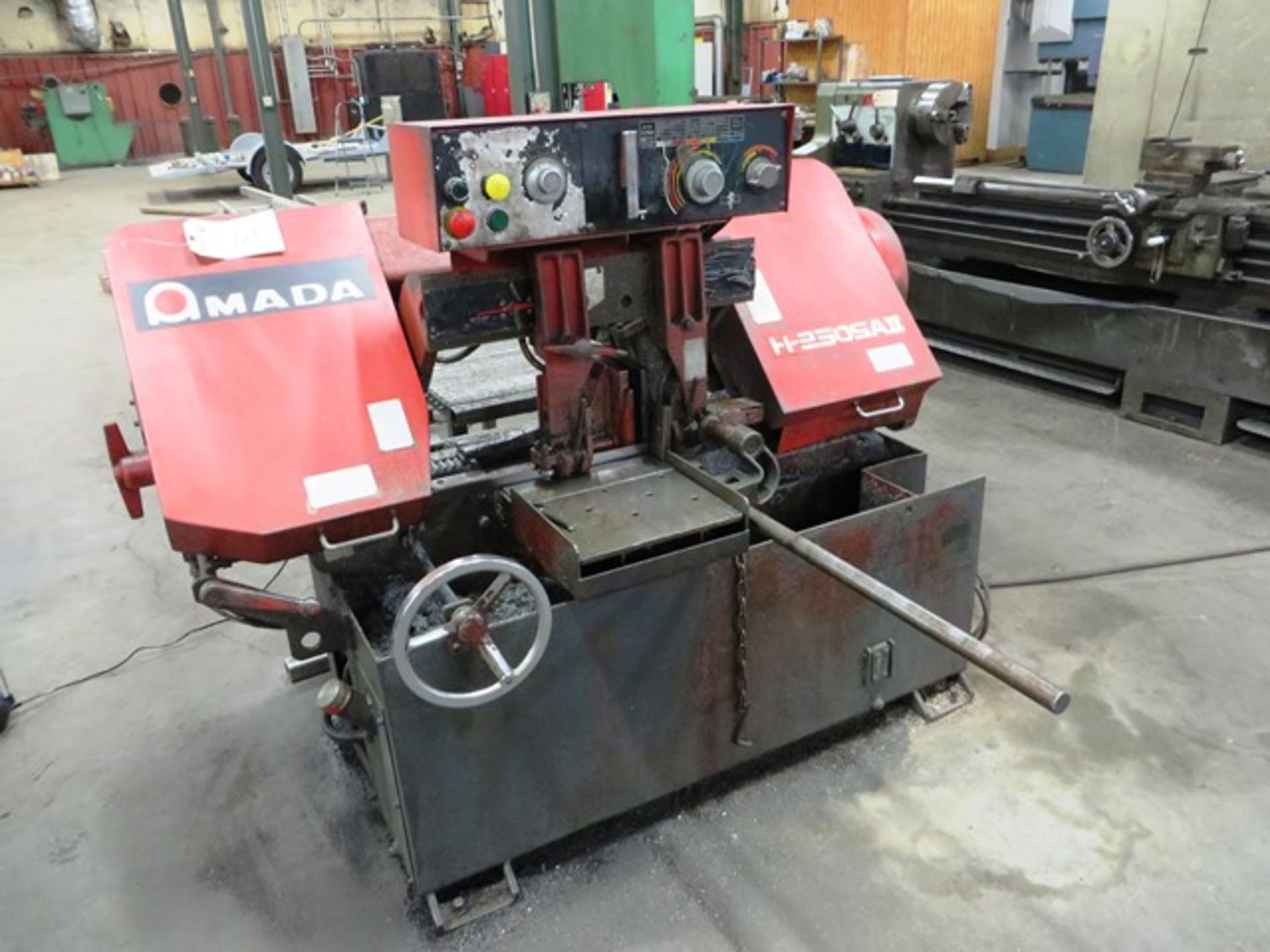 Amada Model H-250 5AII 10''W x 12''H Horizontal Bandsaw with 1'' Blade ...