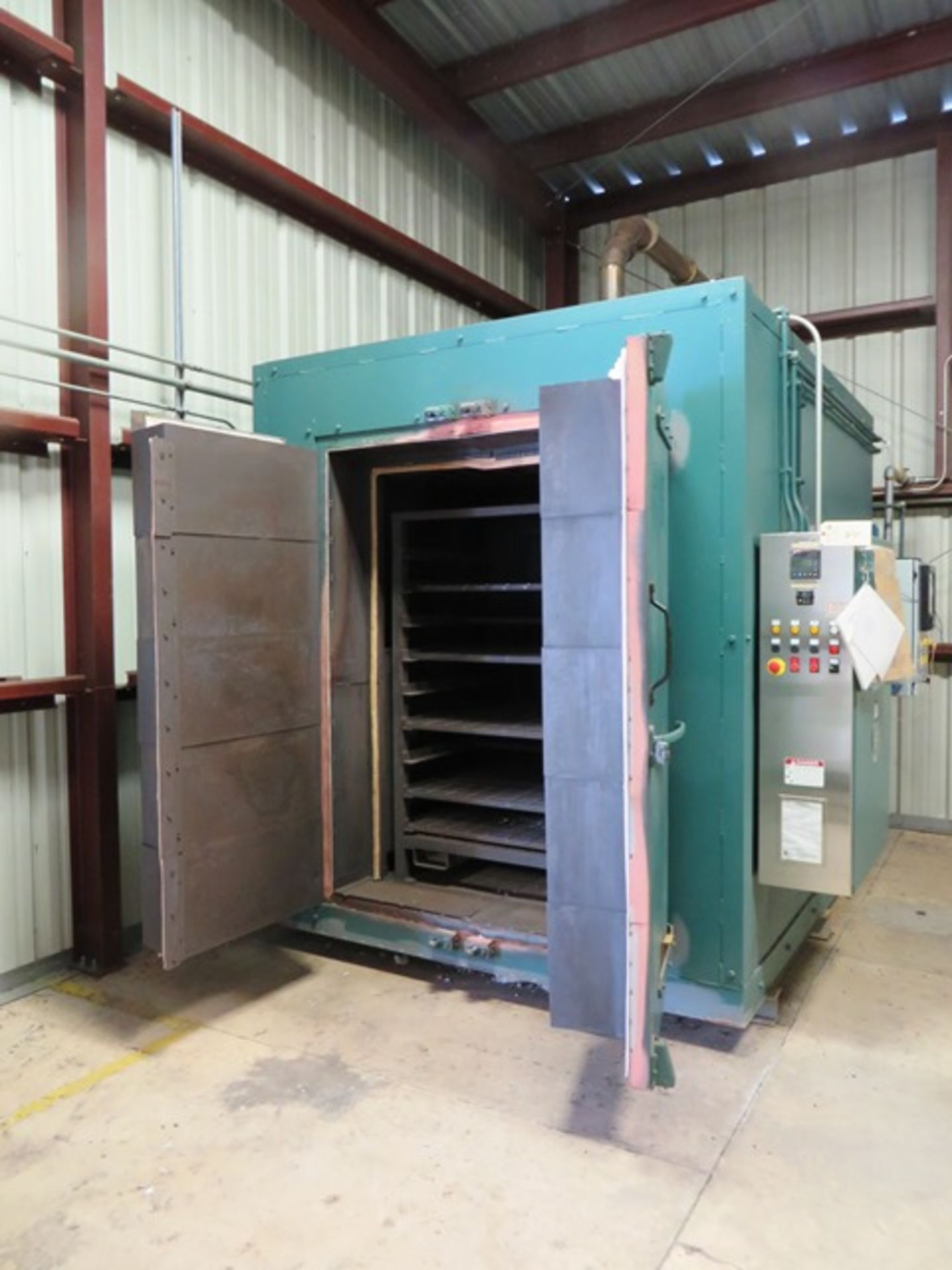 Grieve 81-1200 2-Door Natural Gas Fired Walk-In Batch Oven with 4' x 6 ...