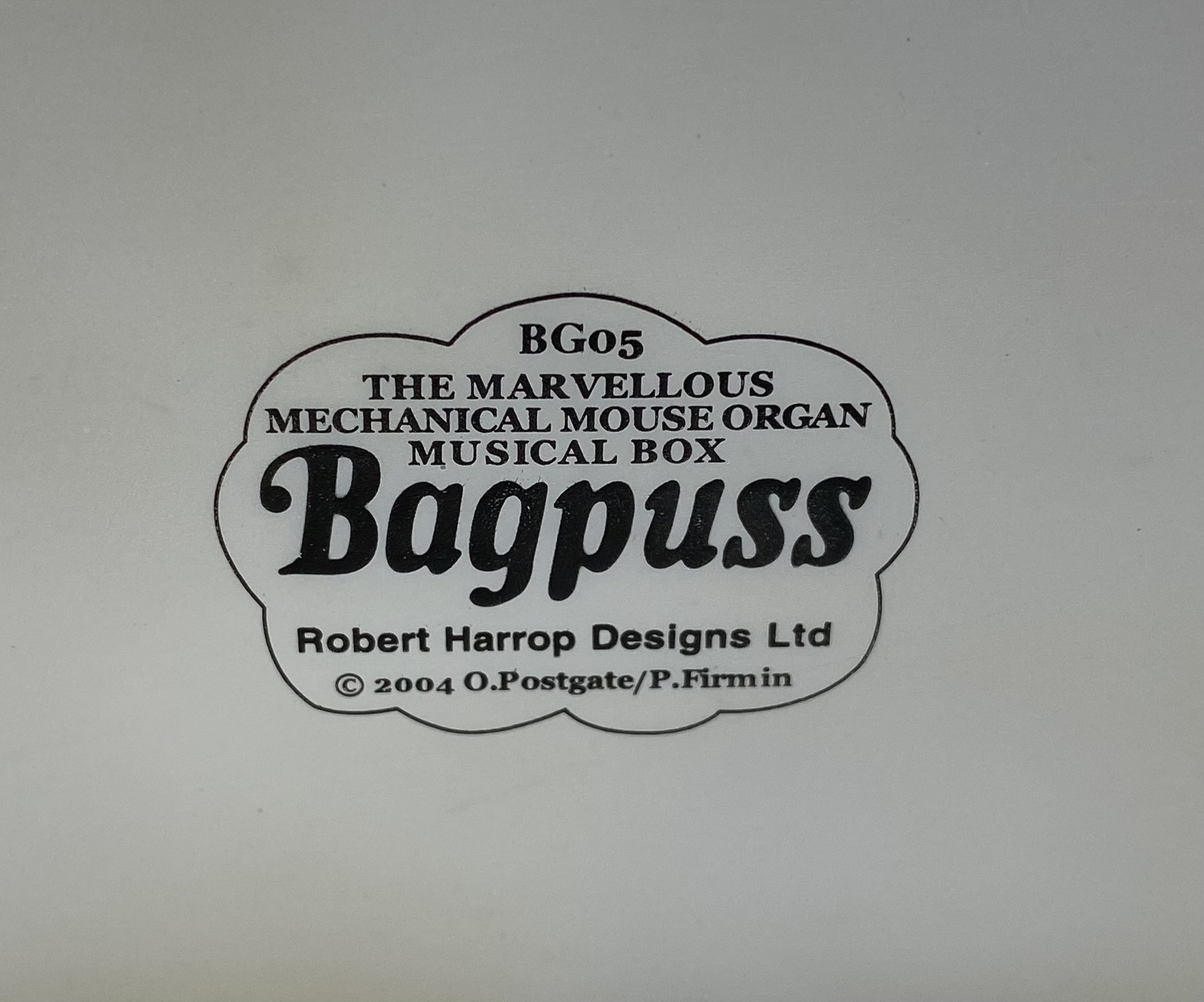 A boxed Robert Harrop Designs Bagpuss The Marvellous Mechanical Mouse ...