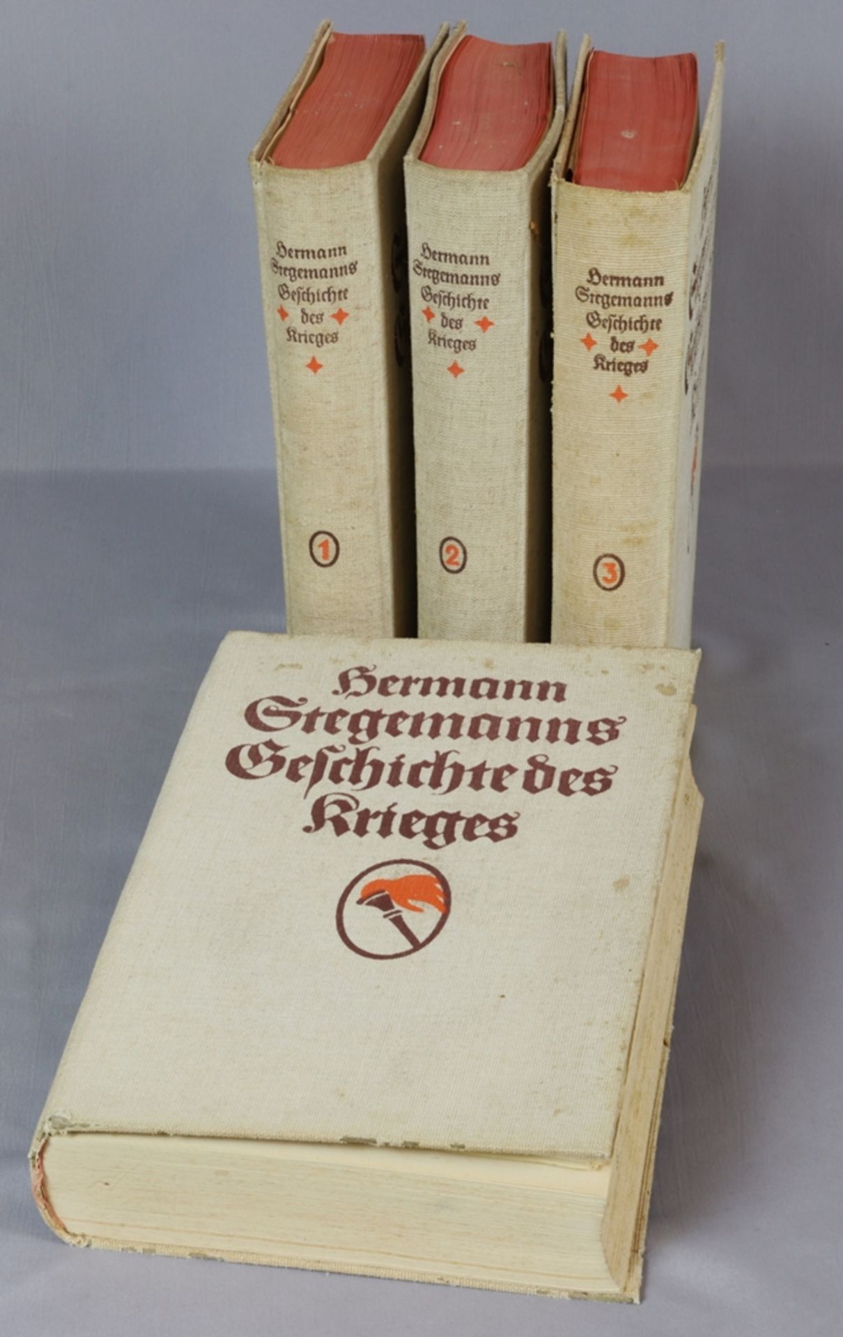 4 Bände Hermann Stegemanns Geschichte des Krieges - 1917I. Band Inhalt ...