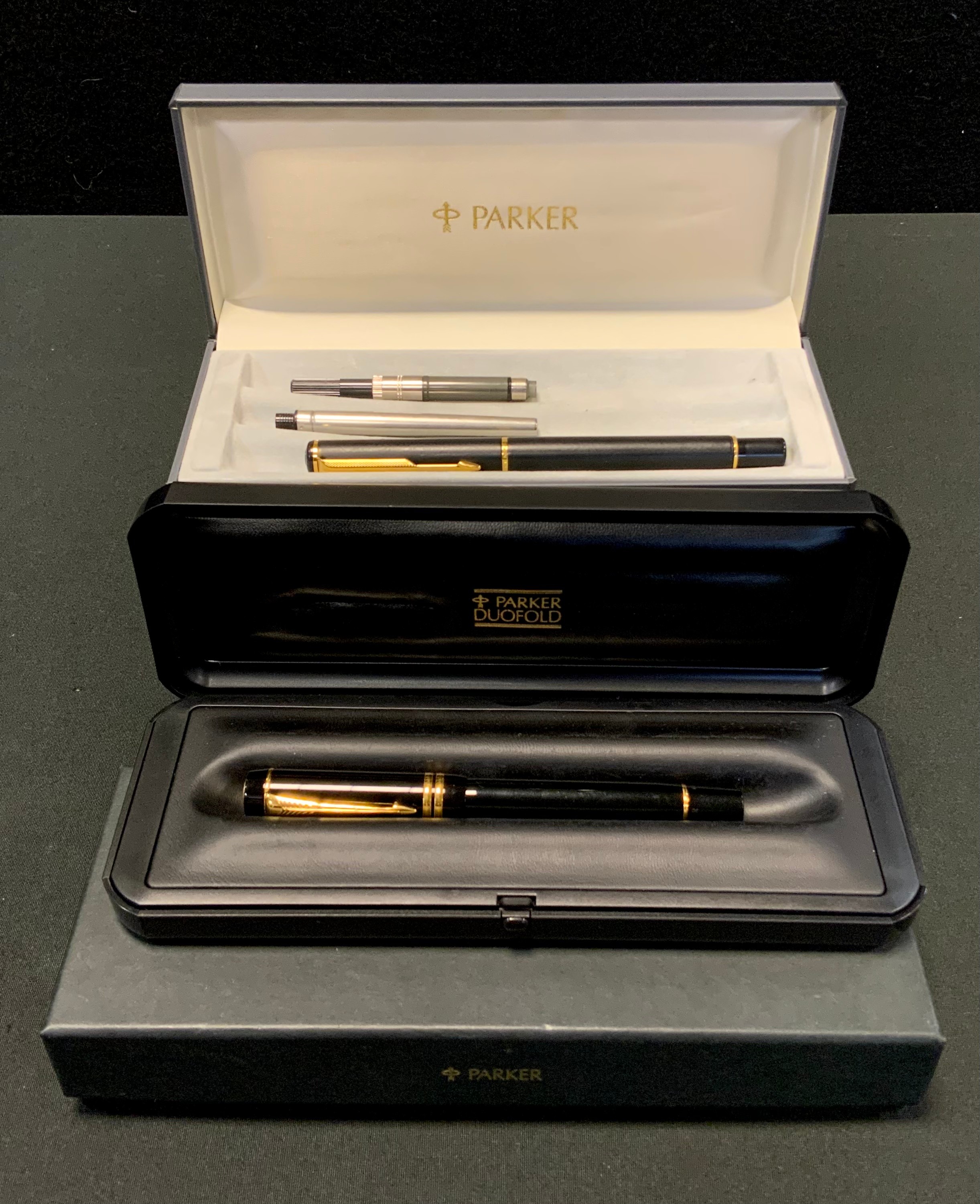 Pens - Parker House of Commons 20th May 1996 Duofold fountain pen ...