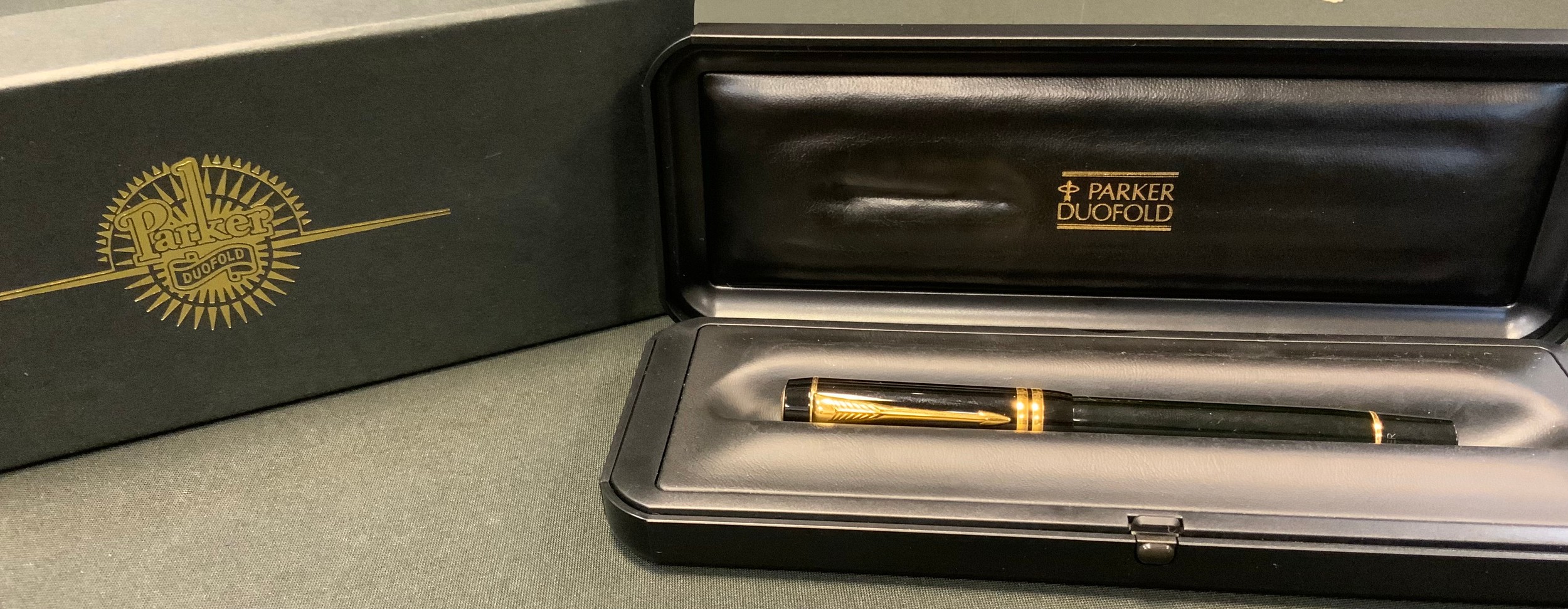 Pens - Parker House of Commons 20th May 1996 Duofold fountain pen ...
