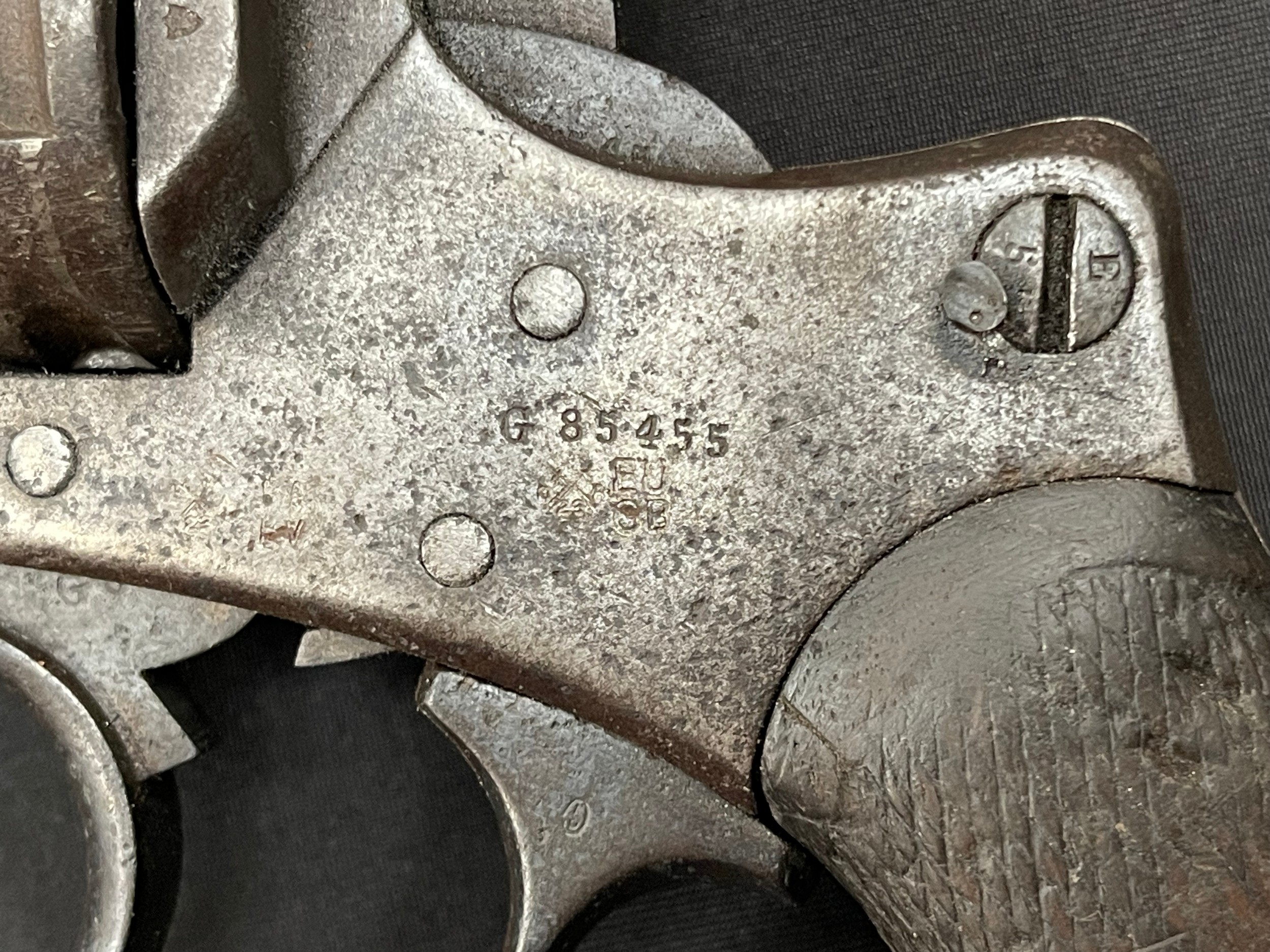 Deactivated French Service Revolver M1873 11mm cal serial no. G85455 ...
