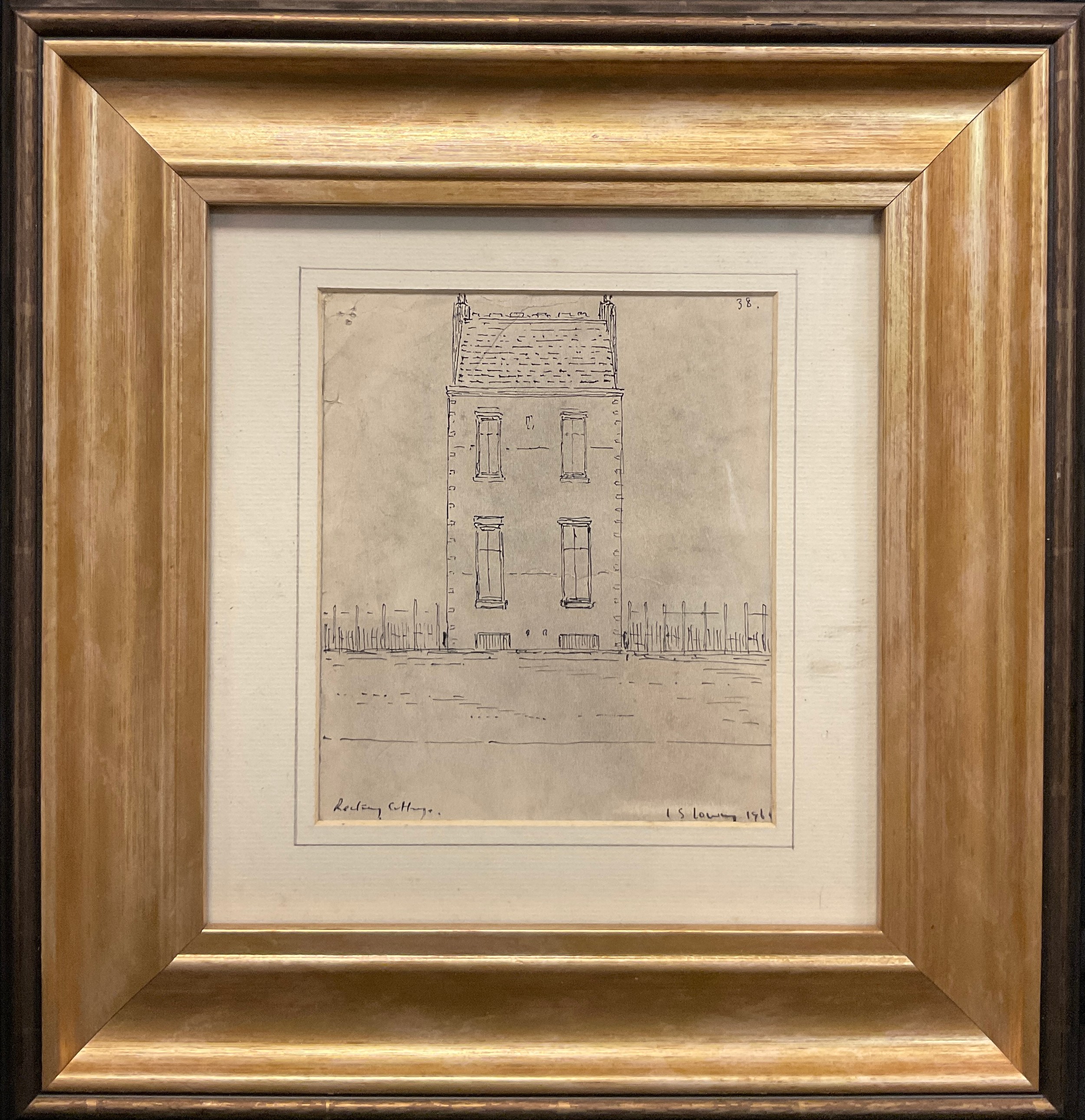 Manner of L S Lowry, Rectory Cottage, bears signature, dated 1961, pen ...