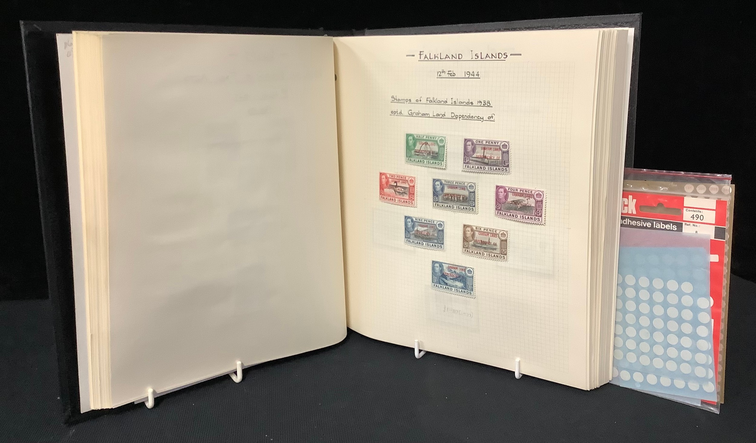 Stamps - Devon album, nicely annotated collection 1950's - 70's mostly ...