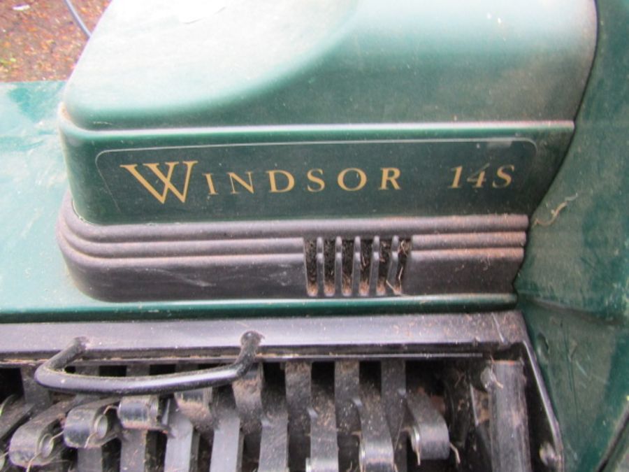 Atco Windsor 14s electric self propelled cylinder lawnmower/scarifier ...