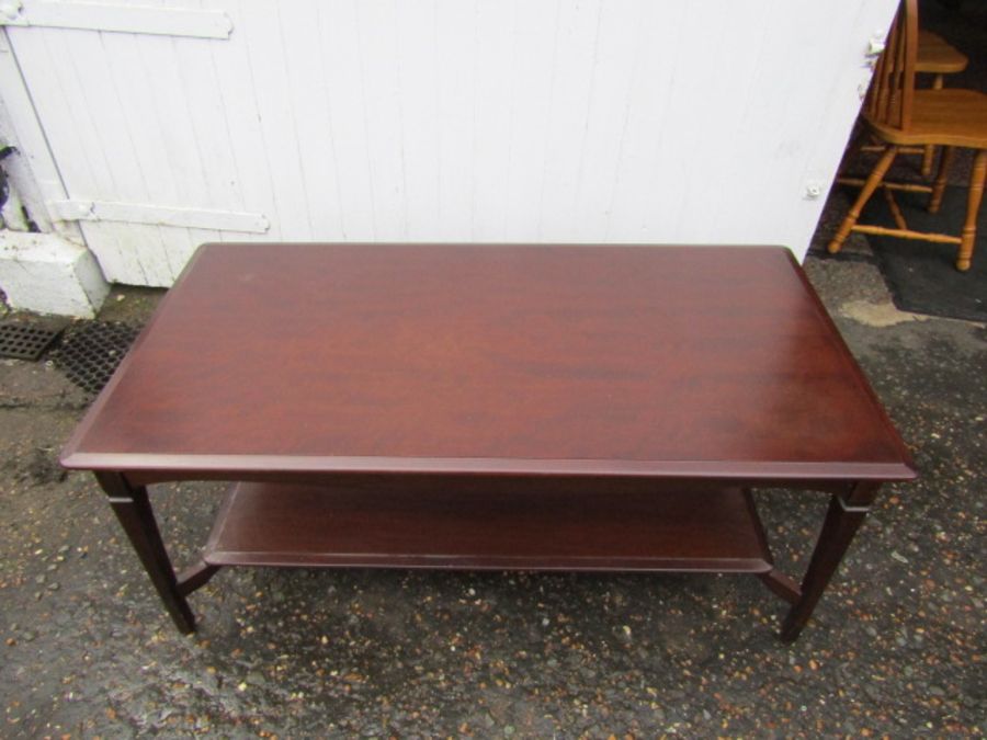 Stag coffee table H50cm Top 62cm x 120cm approx
