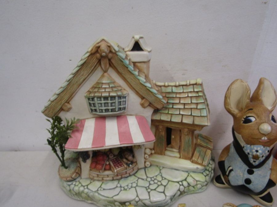 Pendelfin house and figures