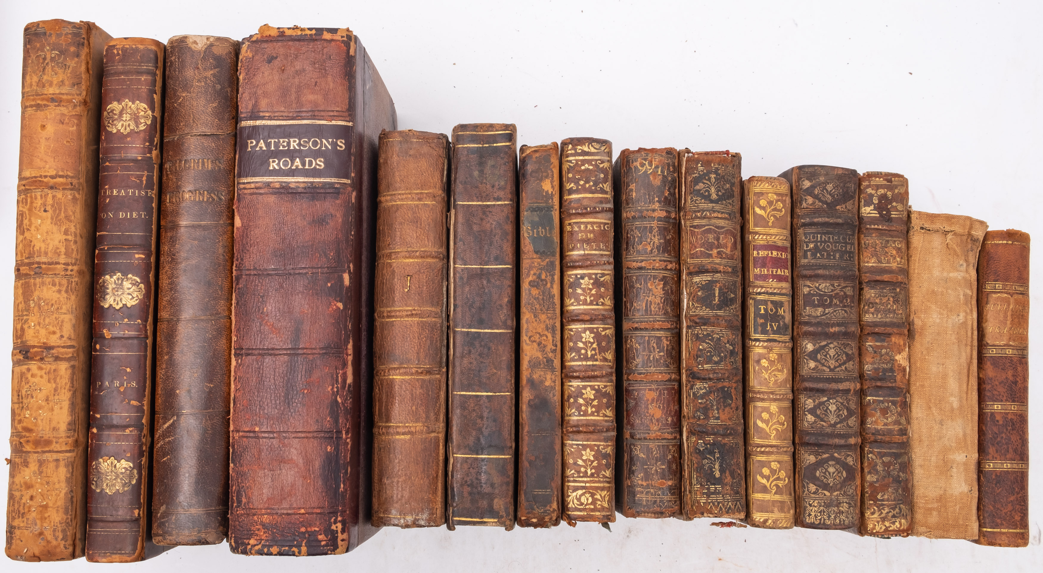 MOGG, Edward - Paterson's Roads. 9 maps, general map missing. half ...