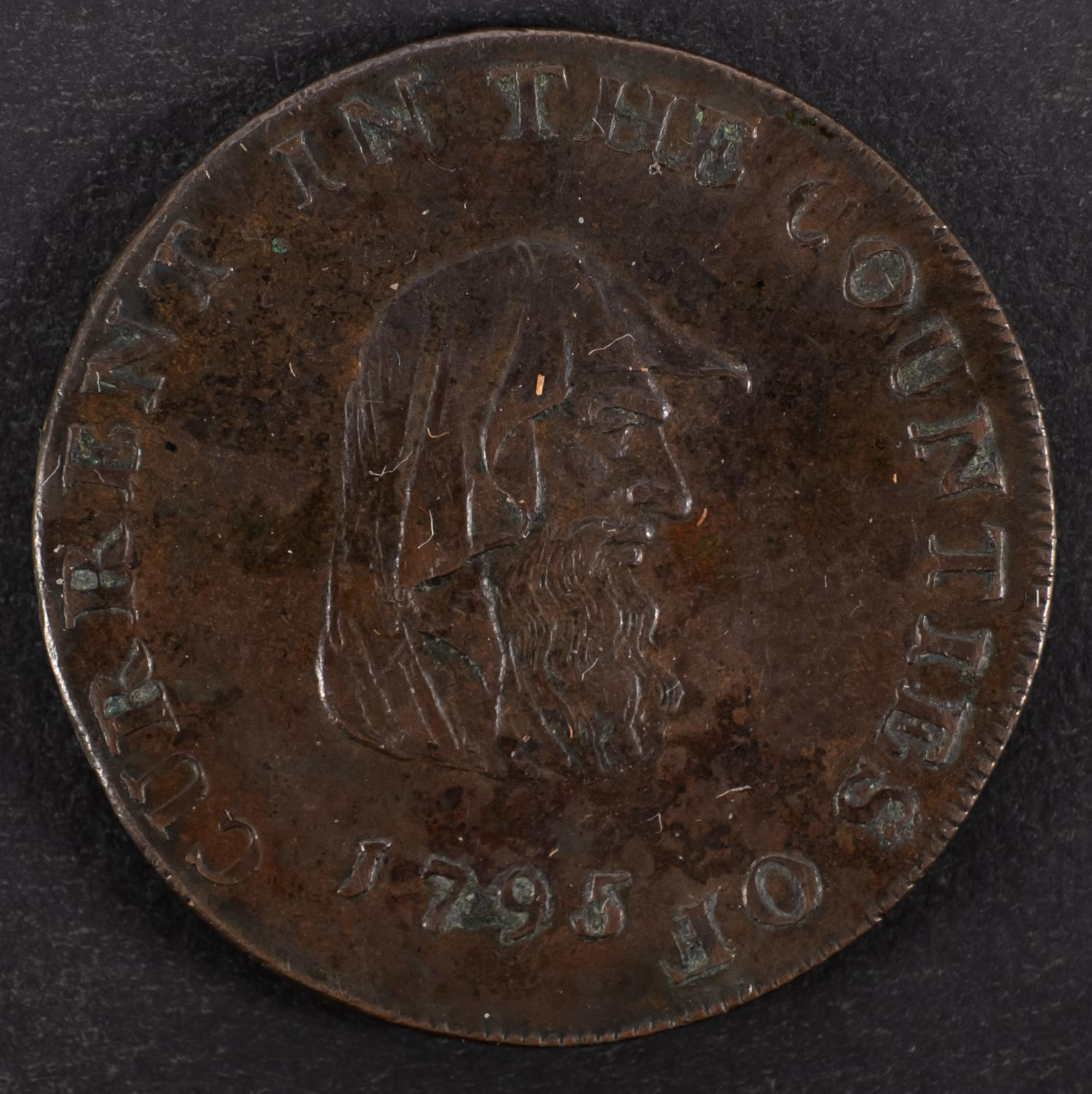 A higher grade 1666 Farthing token Exeter David Hart of St. Thomas ...