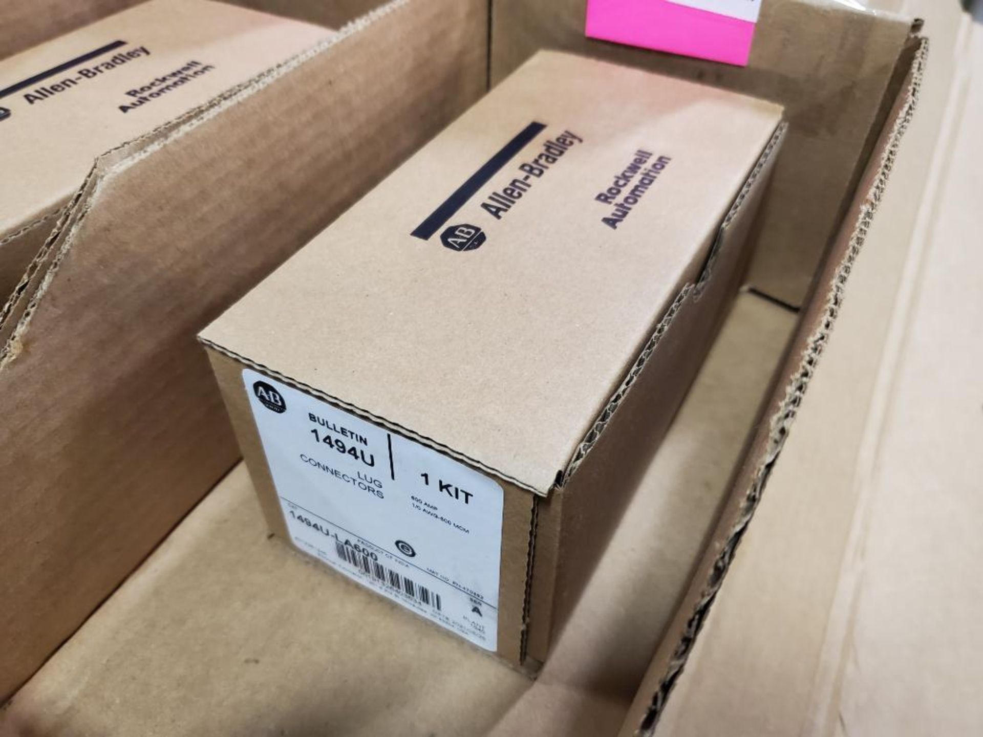Allen Bradley 1494U-LA600 Lug connectors kit. 600AMP, 1/0 AWG-500MCM ...