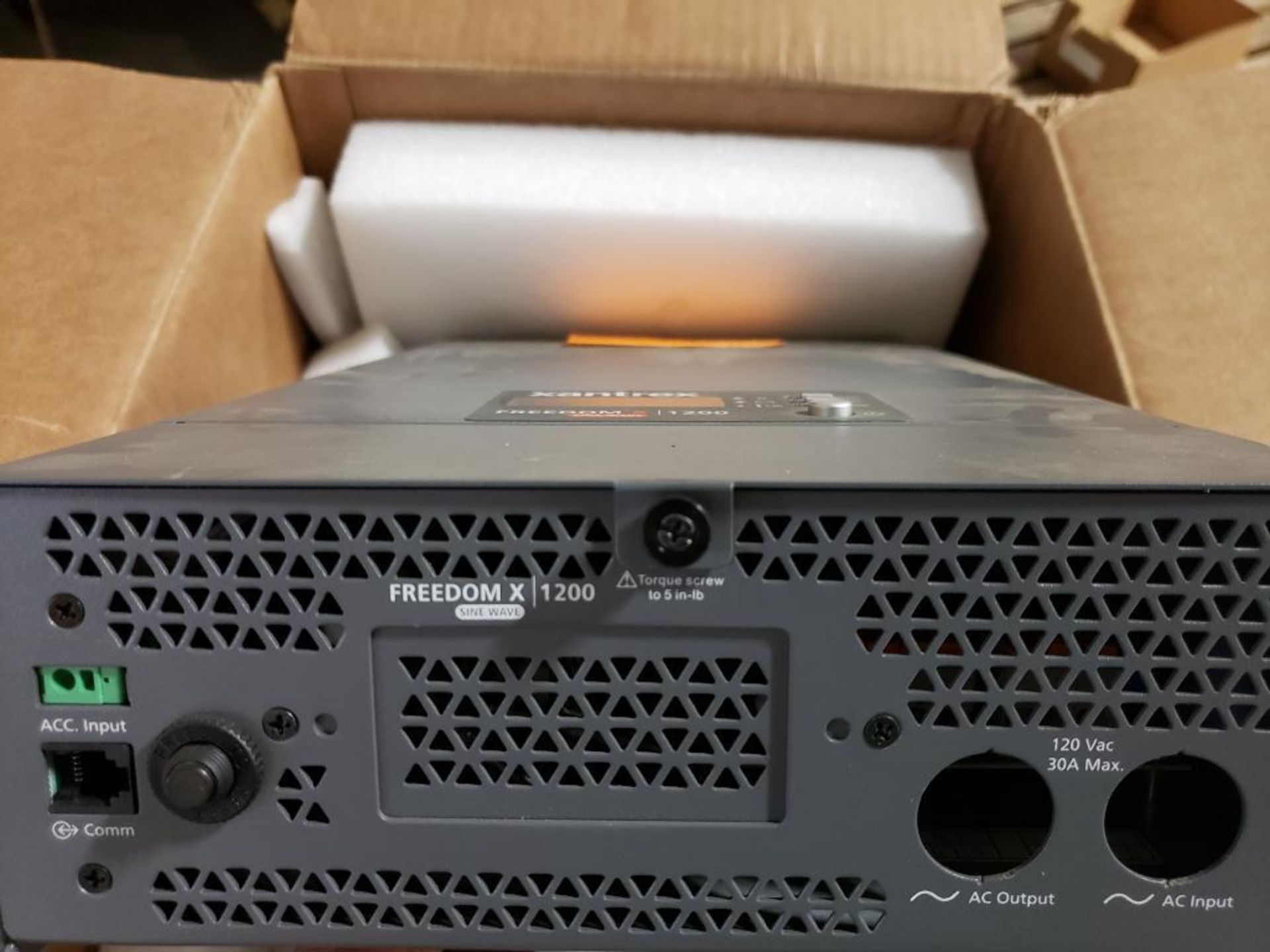 Xantrex true sine wave inverter. Model Freedom X 1200. Factory ...