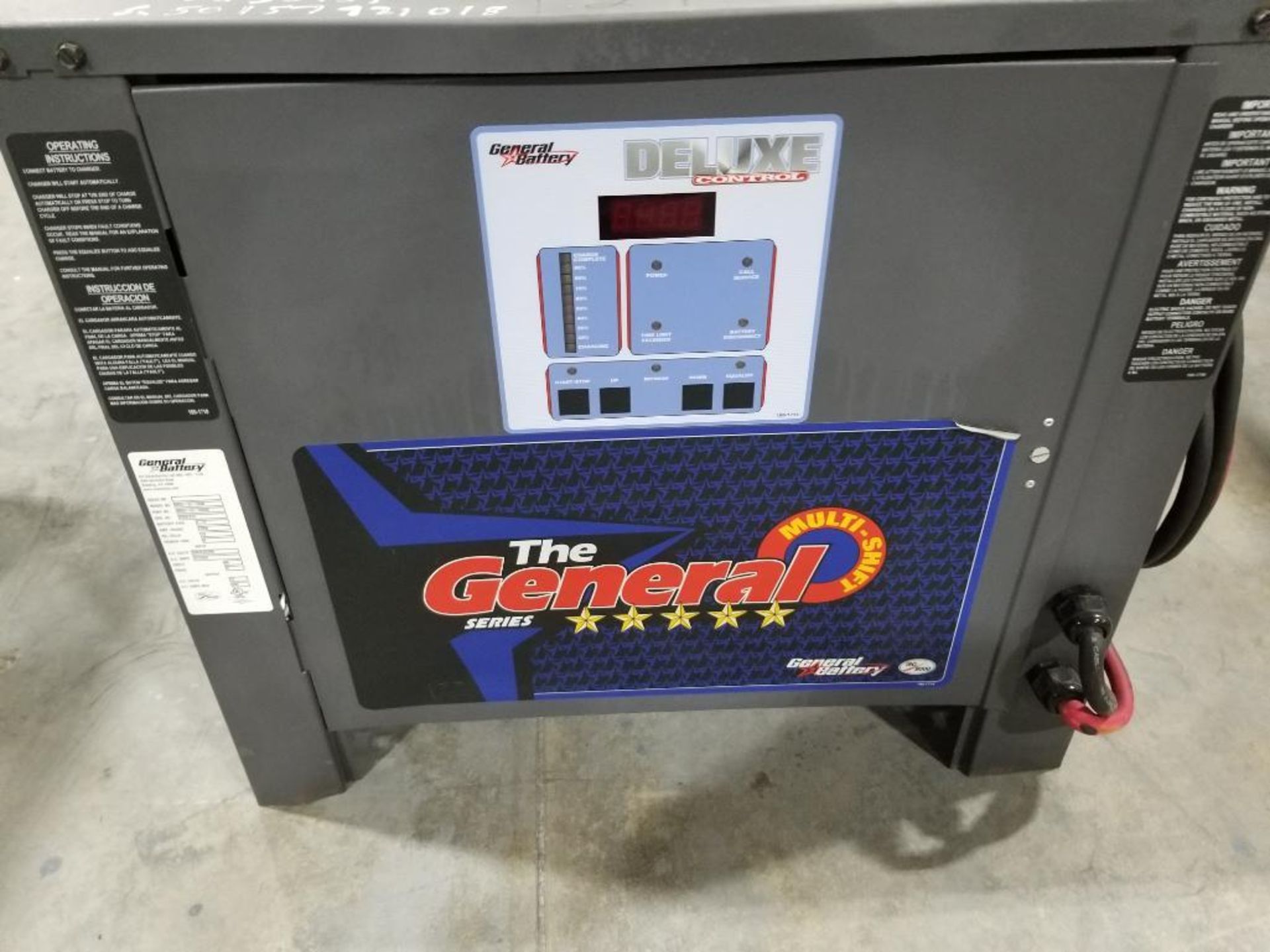 24v General battery charger. Model MX3-12-1050. 208/240/480v input ...