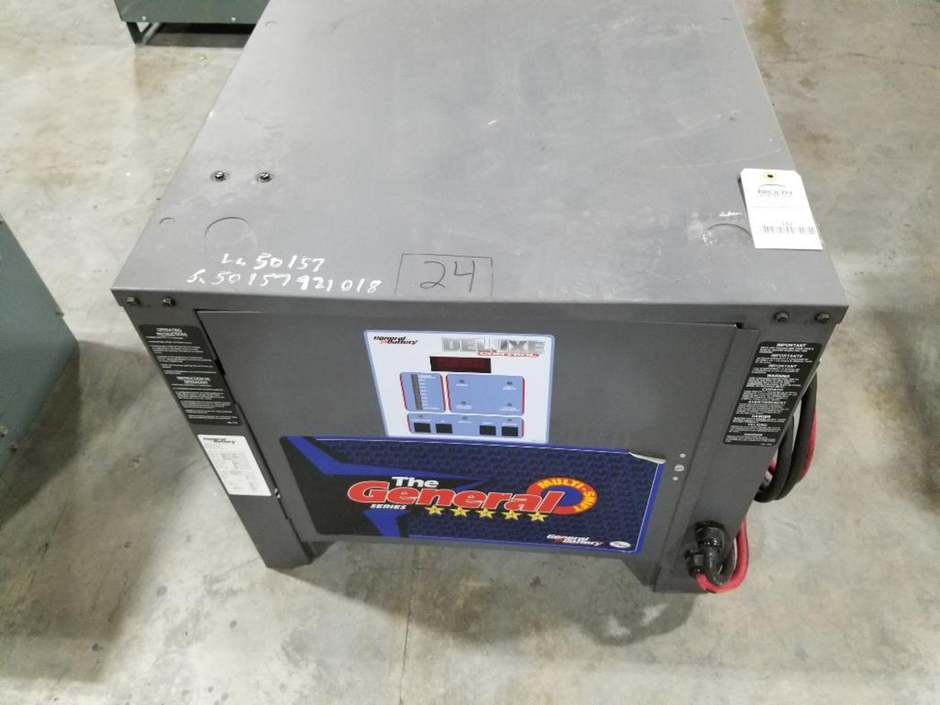 24v General battery charger. Model MX3-12-1050. 208/240/480v input ...