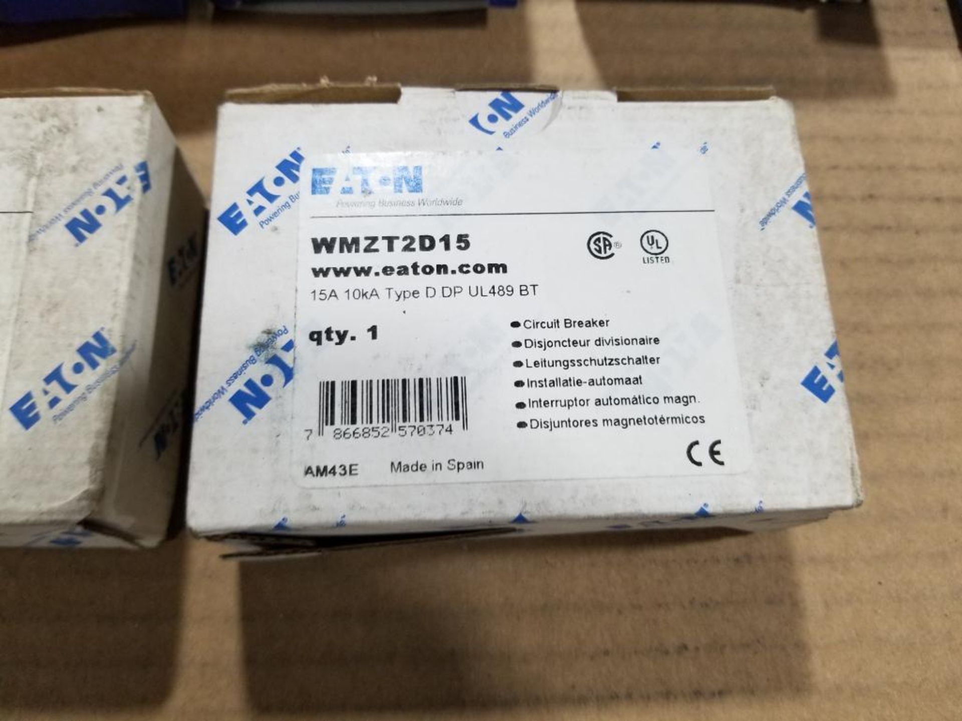 Square D molded case breaker. Part number FAP36020MT. and other GFI ...