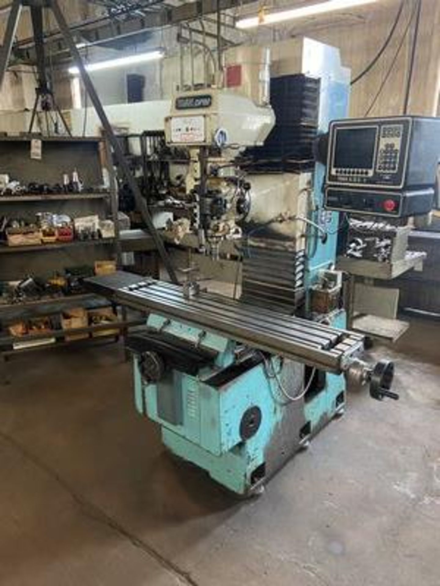 TRAK DPM CNC VERT. MILLING MACHINE, 10"X48" T-SLOT TABLE, VARI-SPD., 3 ...
