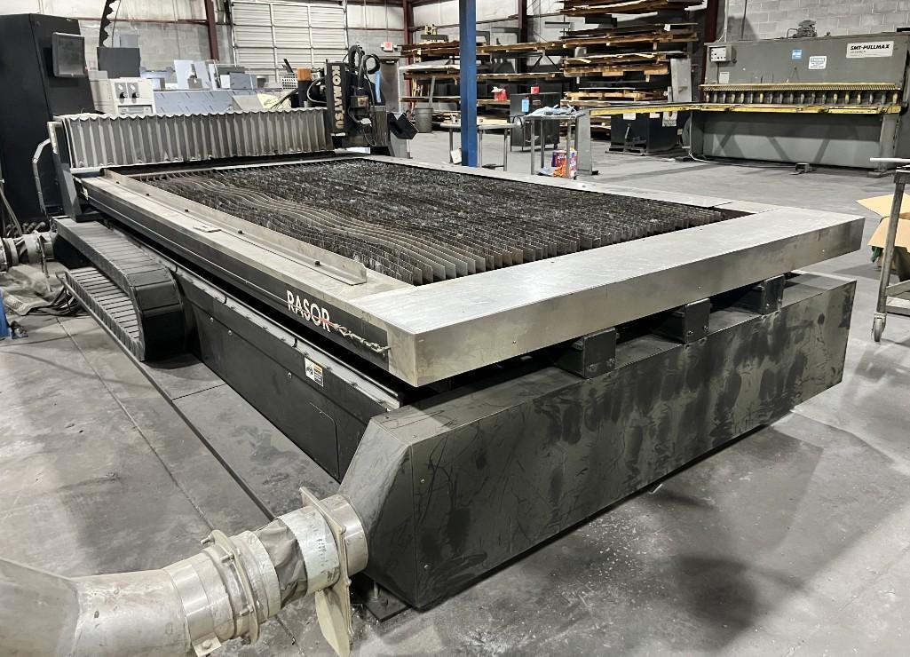 Komatsu Rasor CNC Plasma Table, Model KPG9120A. Approximate 64" wide x ...