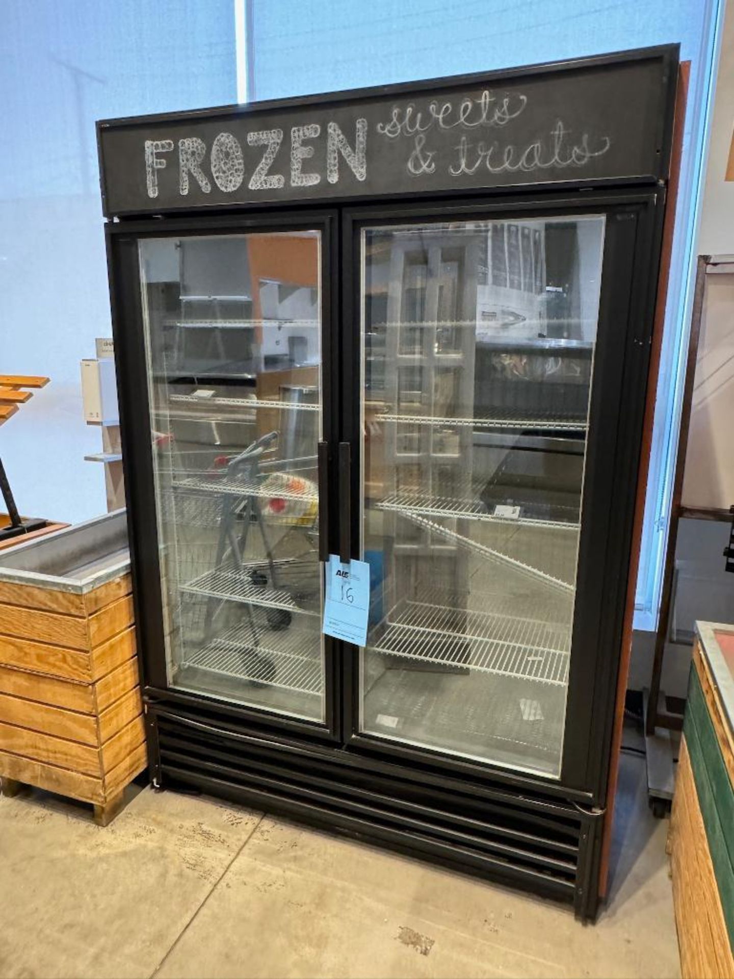 True 2-Door Refrigerator Model GDM-49F, S/N 4931783, 55" W x 77" H x 30" D