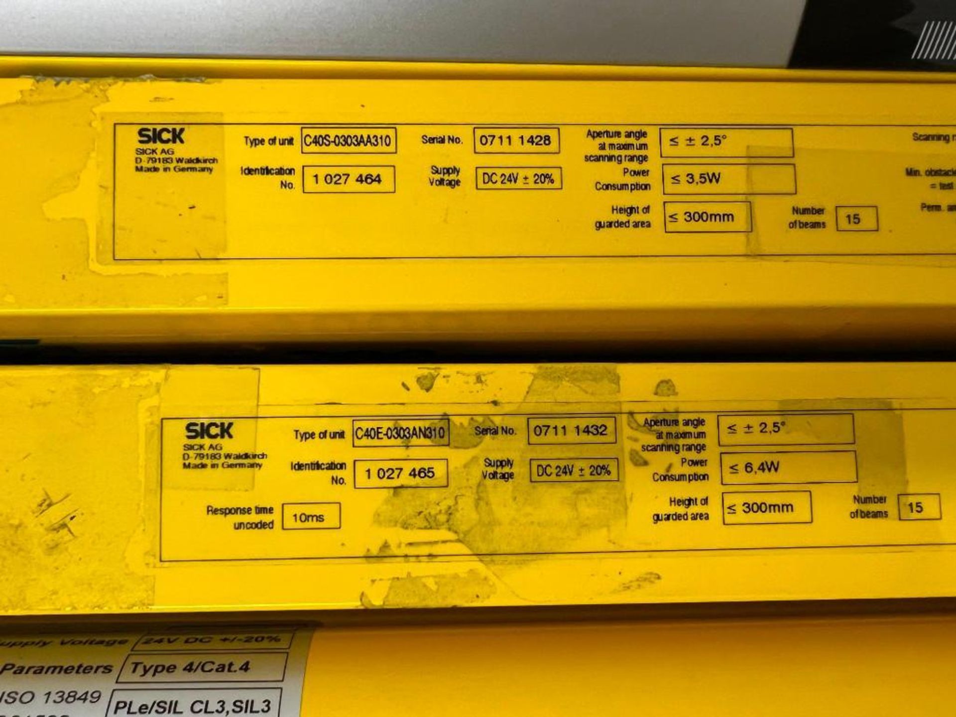 (LOT OF 7) ALLEN BRADLEY 4K0AR0LQ/ALLEN BRADLEY 4K0AS3NH/SICK C 4000 ...