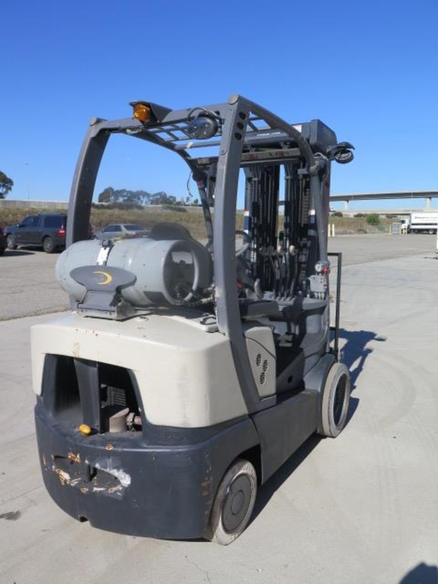 2016 Crown C-5 1000-50 5000 Lb Cap LPG Forklift s/n 9A232833 w/ 4-Stage ...