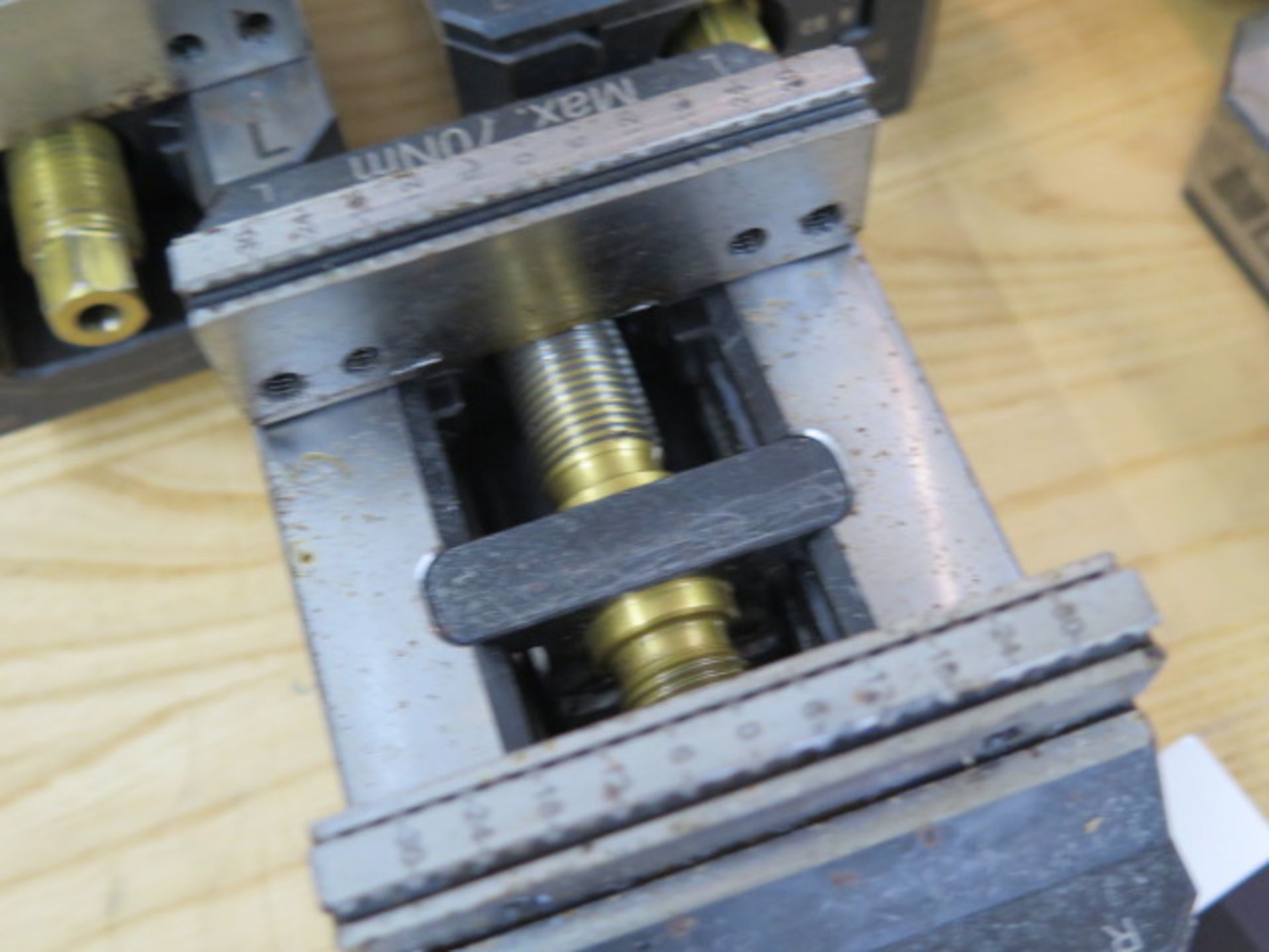 Lang Makro-Grip mdl. 47120 1.8" 5-Axis Vises (3) w/ 157mm Base Length ...