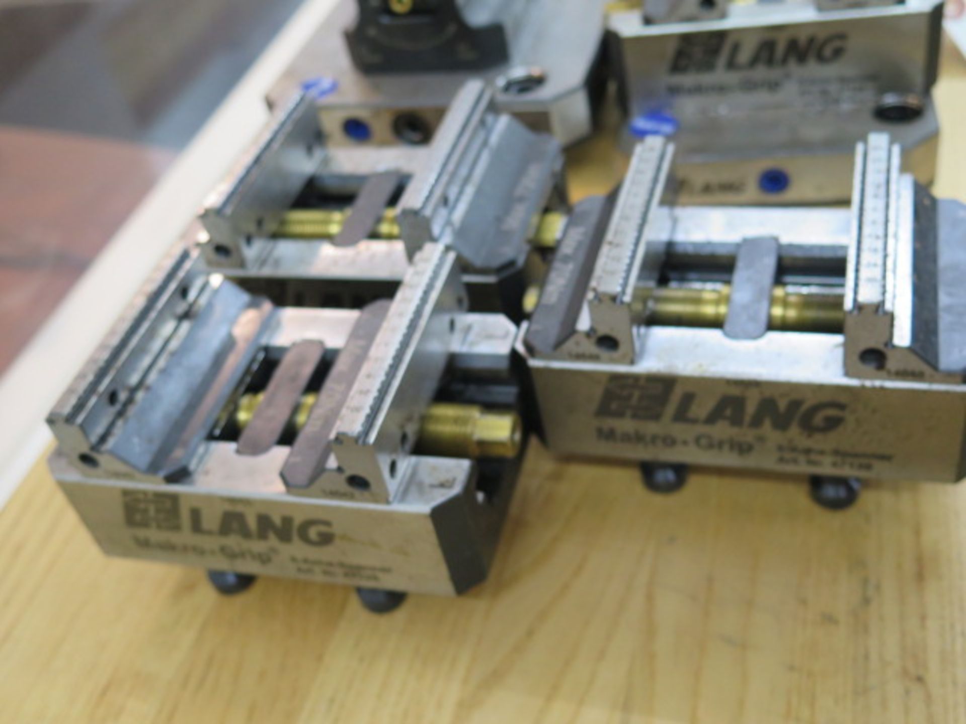 Lang Makro-Grip mdl. 47120 1.8" 5-Axis Vises (3) w/ 157mm Base Length ...