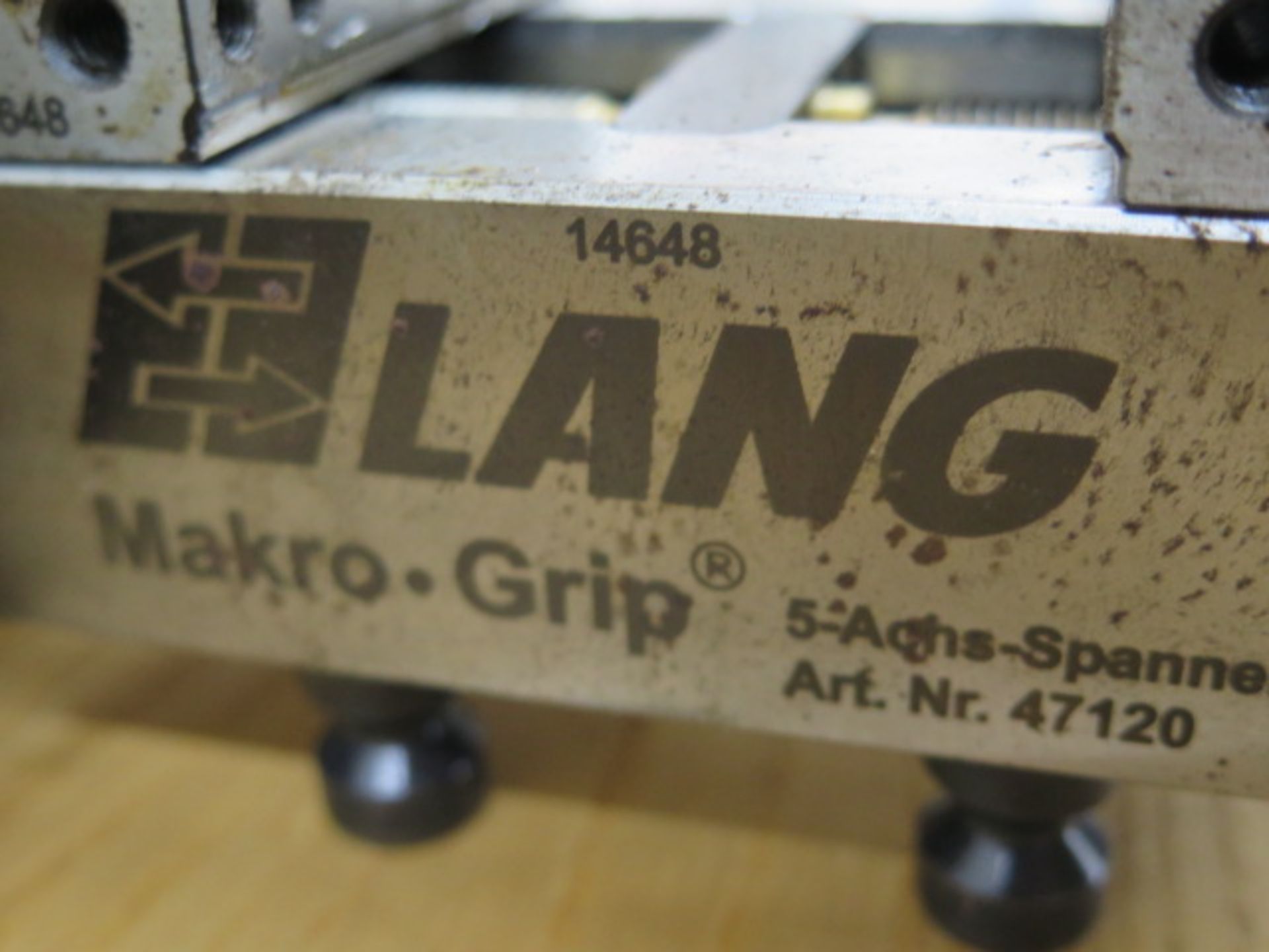 Lang Makro-Grip mdl. 47120 1.8" 5-Axis Vises (3) w/ 157mm Base Length ...