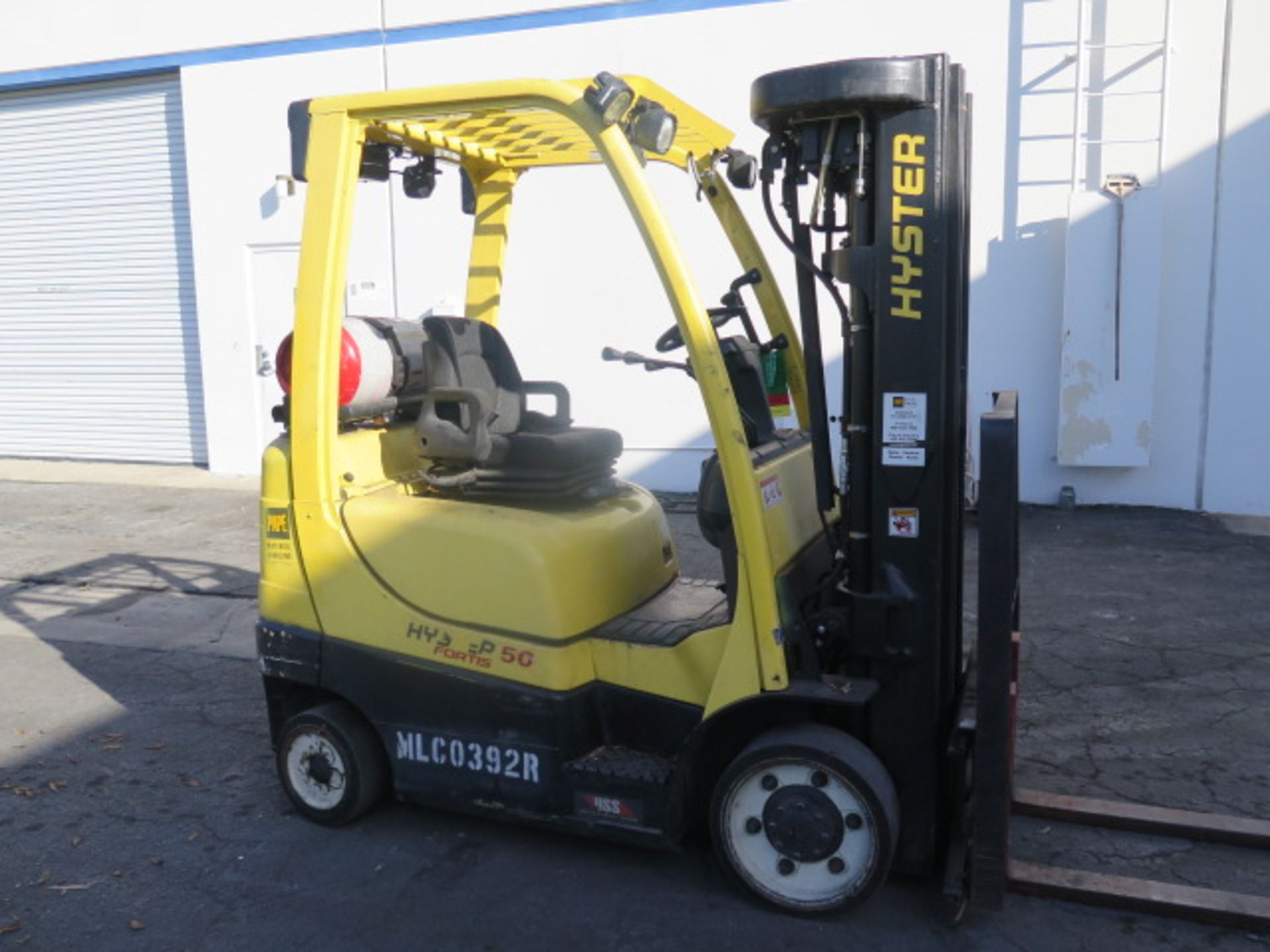 2016 Hyster S50FT 5000 Lb Cap LPG Forklift s/n H187V06420P w/ 4-Stage ...