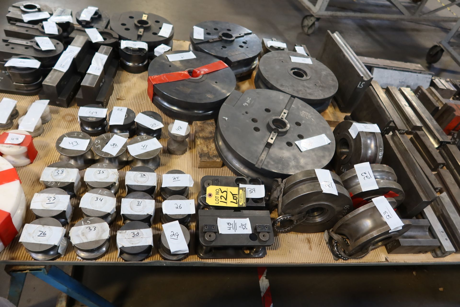 LOT HORN TOOLING, PUSH ROLL TUBE BENDING DIES, TOOLING, PLEASE VIEW ...