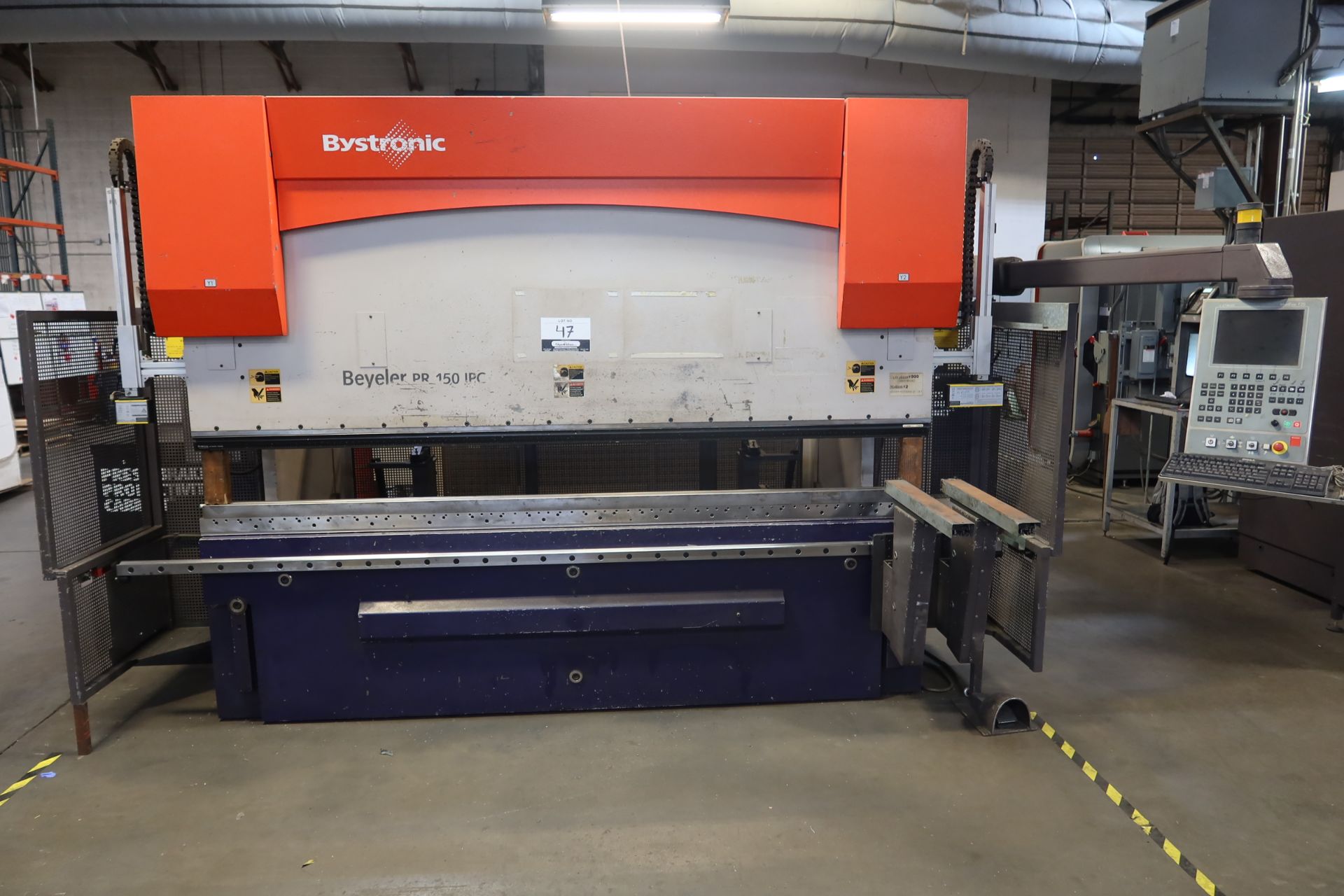 2005 BYSTRONIC BEYELER PR 150 IPC PR15X3100 6 AXIS CNC PRESS BRAKE SN ...