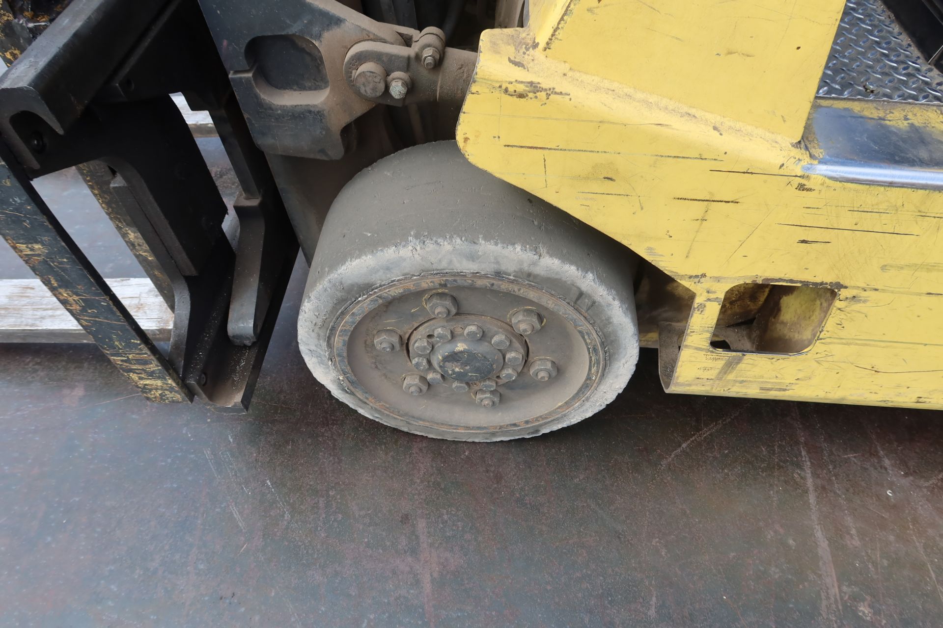 HYSTER S80XL FORKLIFT, 5' FORKS, DUAL MAST, SIDE SHIFT, PROPANE ...