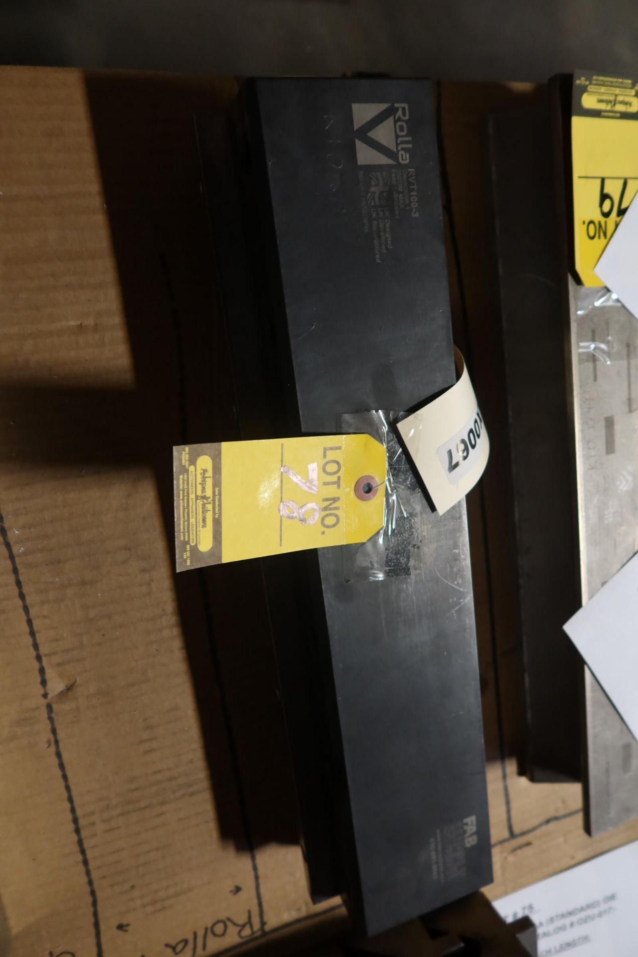 ROLLA V (FAB SUPPLY) DIE CATALOG # RVT-100-3 GEN 1: 1PC - 500MM; TOTAL ...