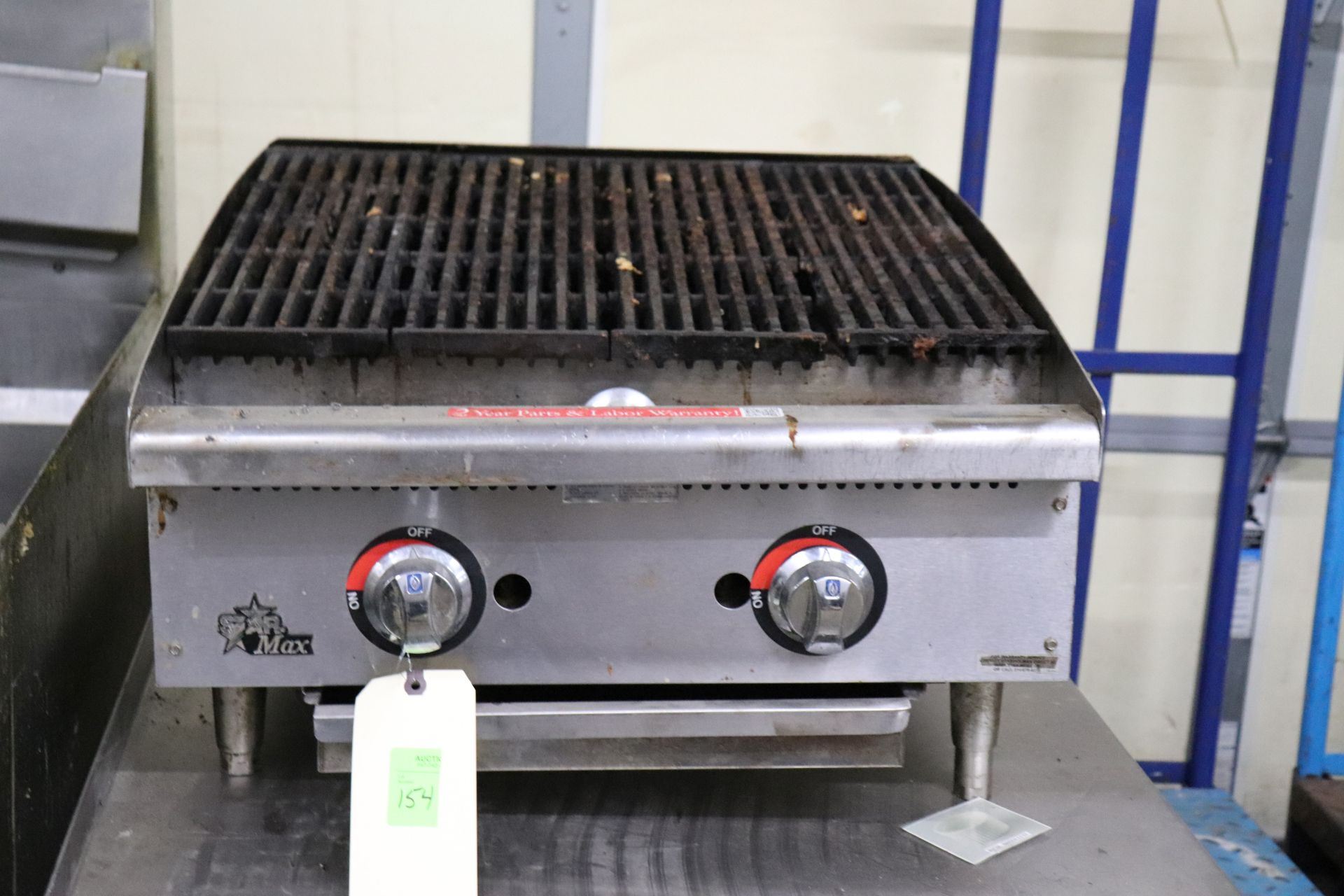 Star-Max 2-foot tabletop broiler with stand