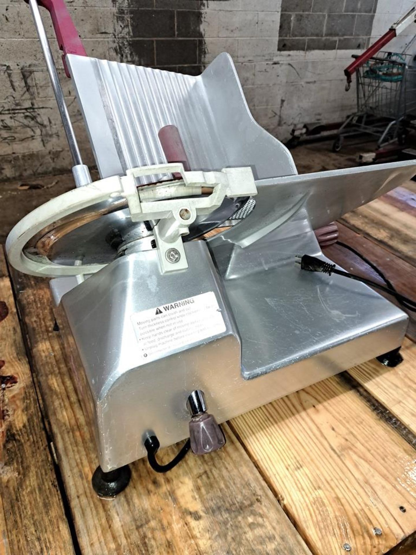Berkel Mdl. 827A Plus Table Top Manual Feed Gravity Meat Slicer, Ser. # ...