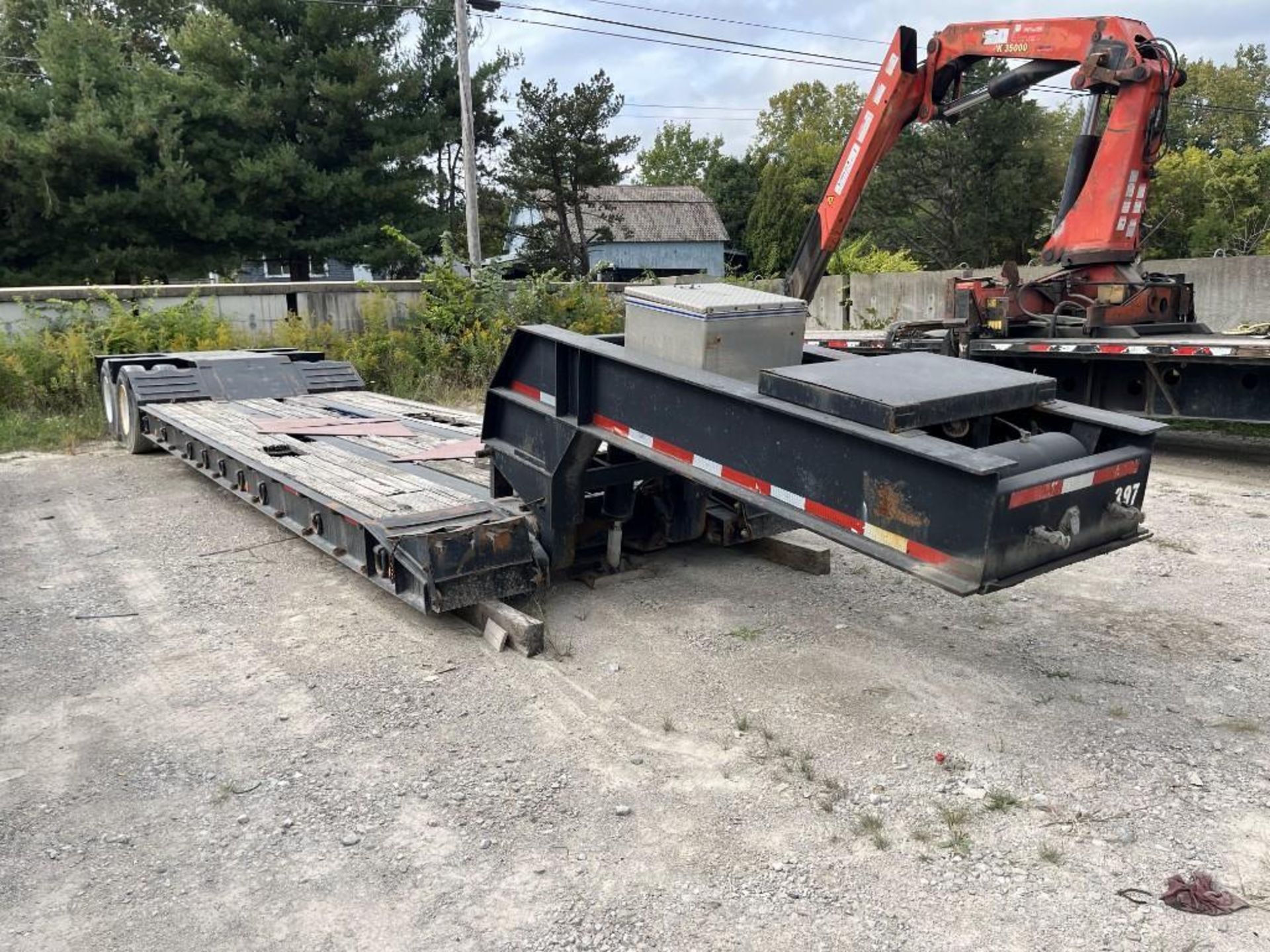 1998 Witzco RG35 35 Ton Lowboy Trailer: VIN 1W8A11D26WS000091, Self ...
