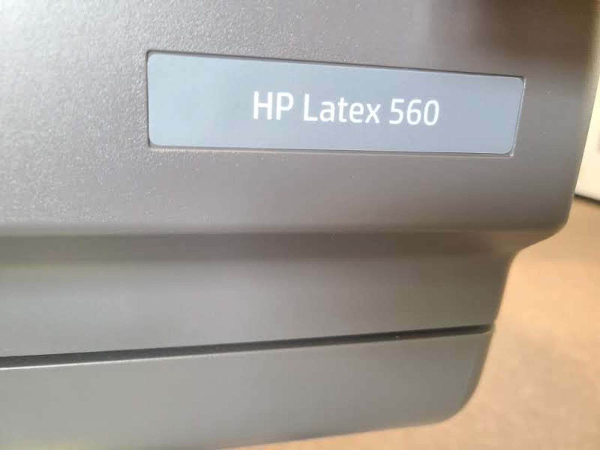 HP LATEX 560 PRINTER SERIAL # MY91B7901N (COMPUTER AND ONYX RIP ...