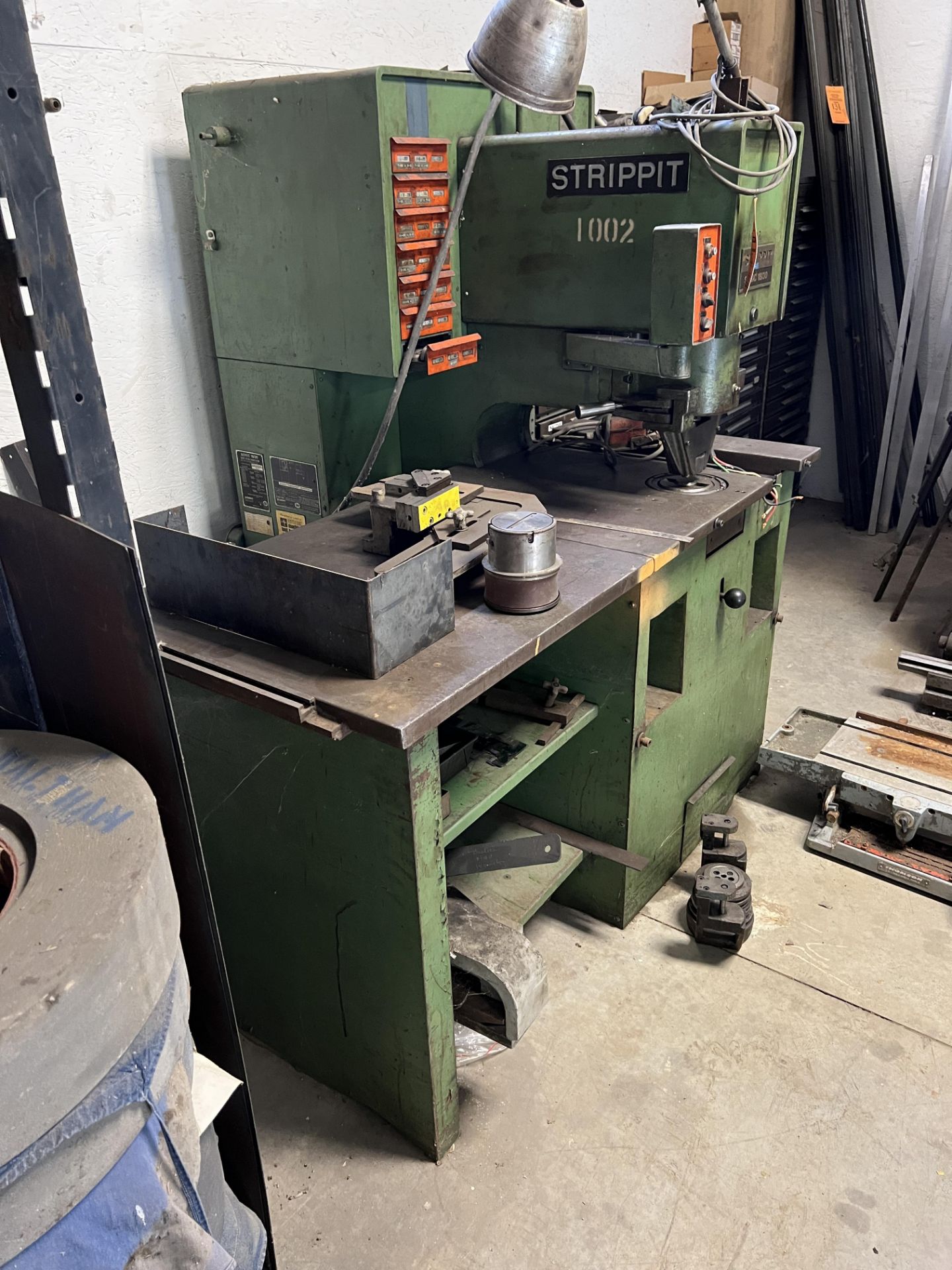 STRIPPIT SONIC 18/30 PUNCH MACHINE WITH TOOLING AND CORNER NOTCHER ...