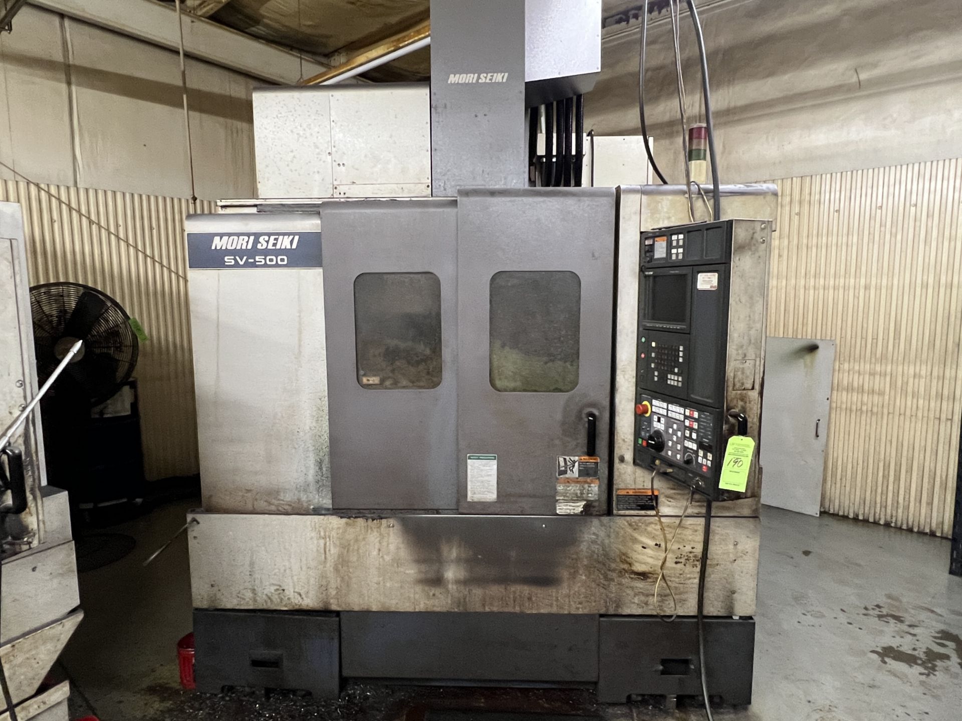 MORI SEIKI SV500/40 VERTICAL MACHINING CENTER SERIAL # 1876 24X43 WITH ...